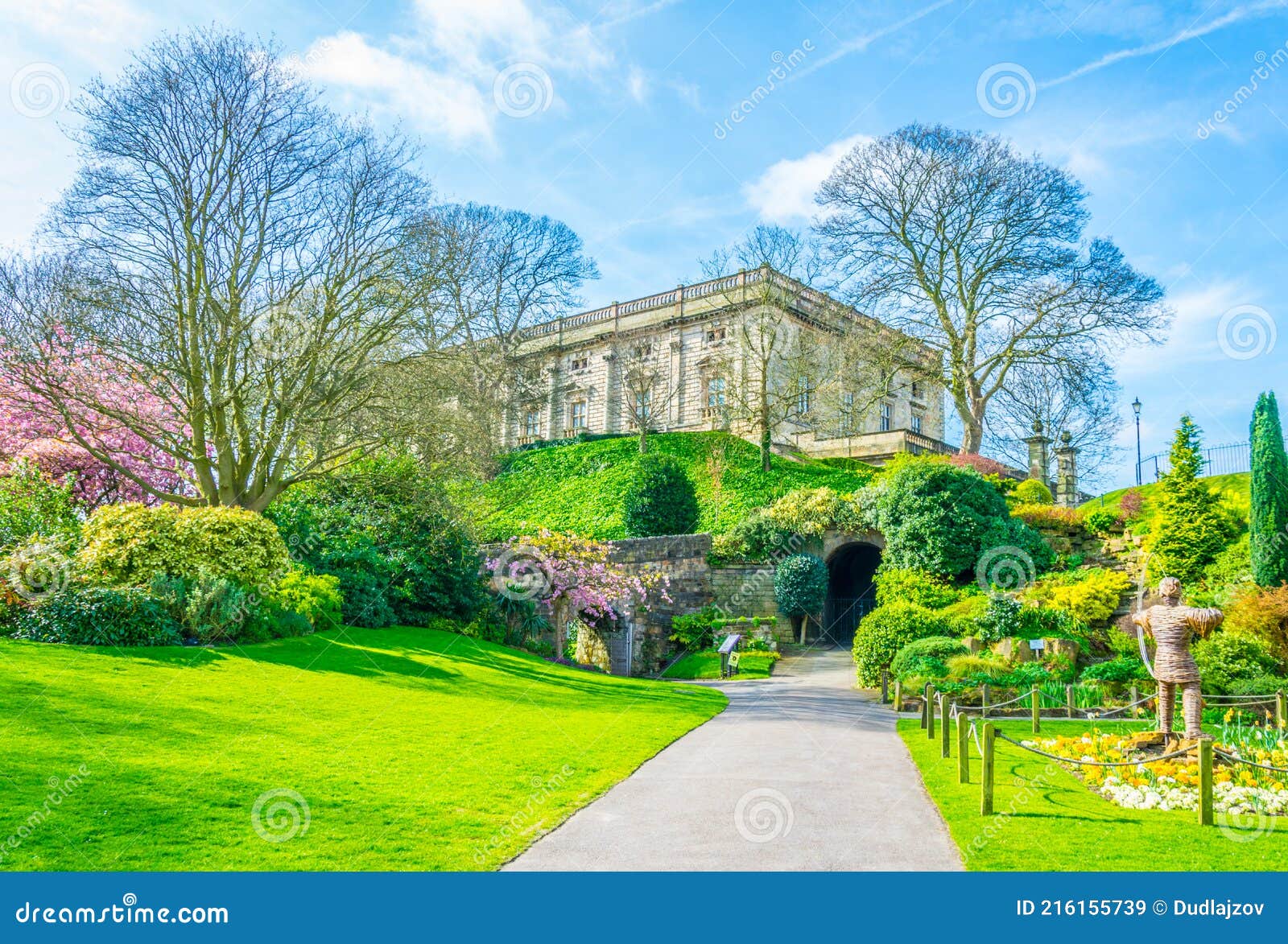 Nottingham Castle Park Editorial Image | CartoonDealer.com #221401358