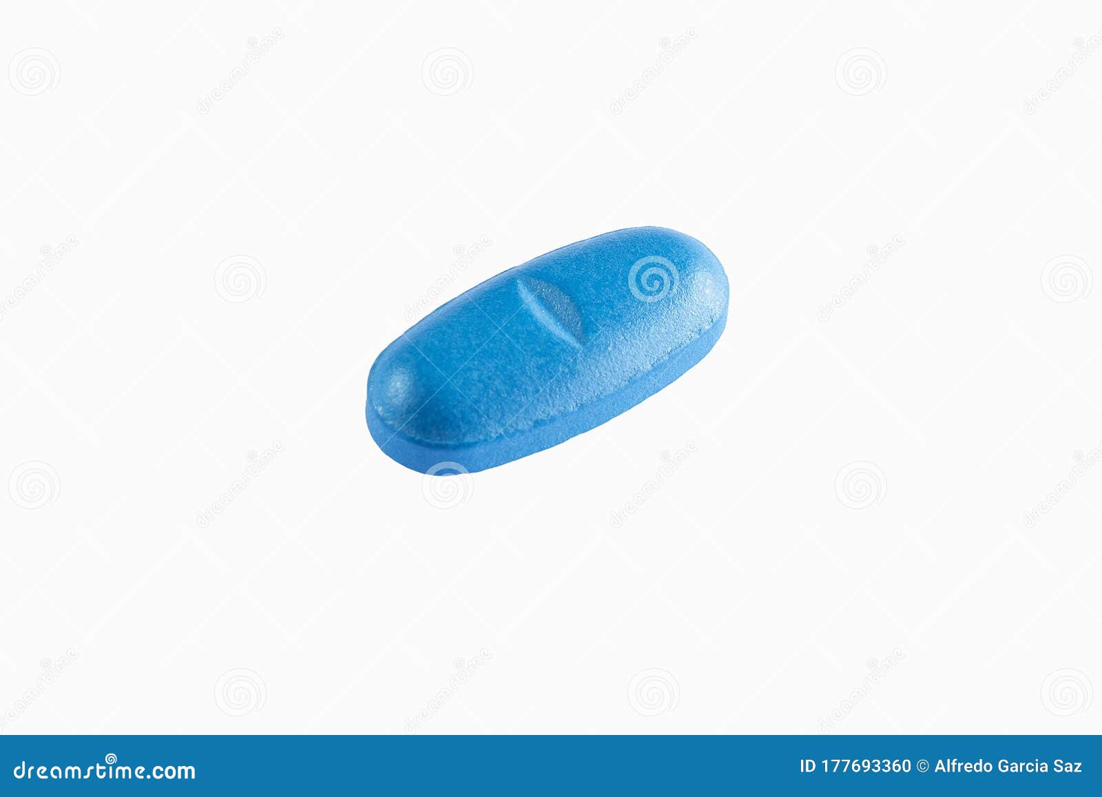 View of a Blue Pill on White Background Stock Photo - Image of pharmacy ...