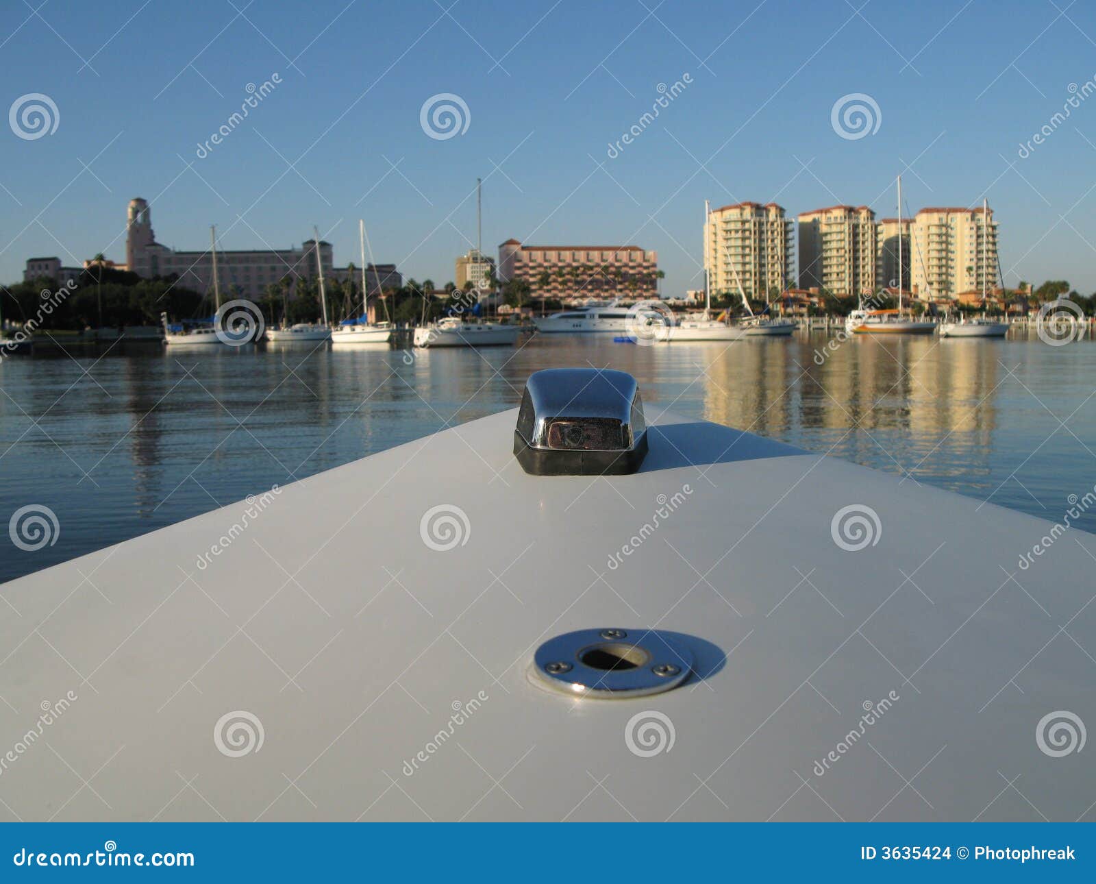 View from boat stock photo. Image of usage, boat, distance - 3635424