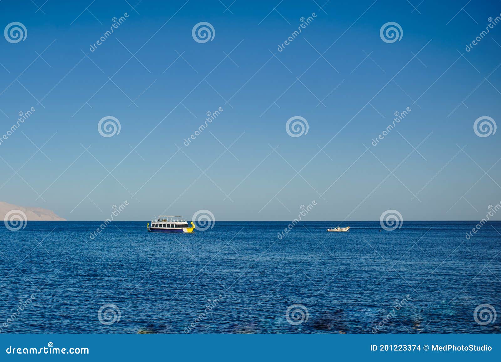 View of a Boat on the Red Sea Stock Photo - Image of africa, leisure ...