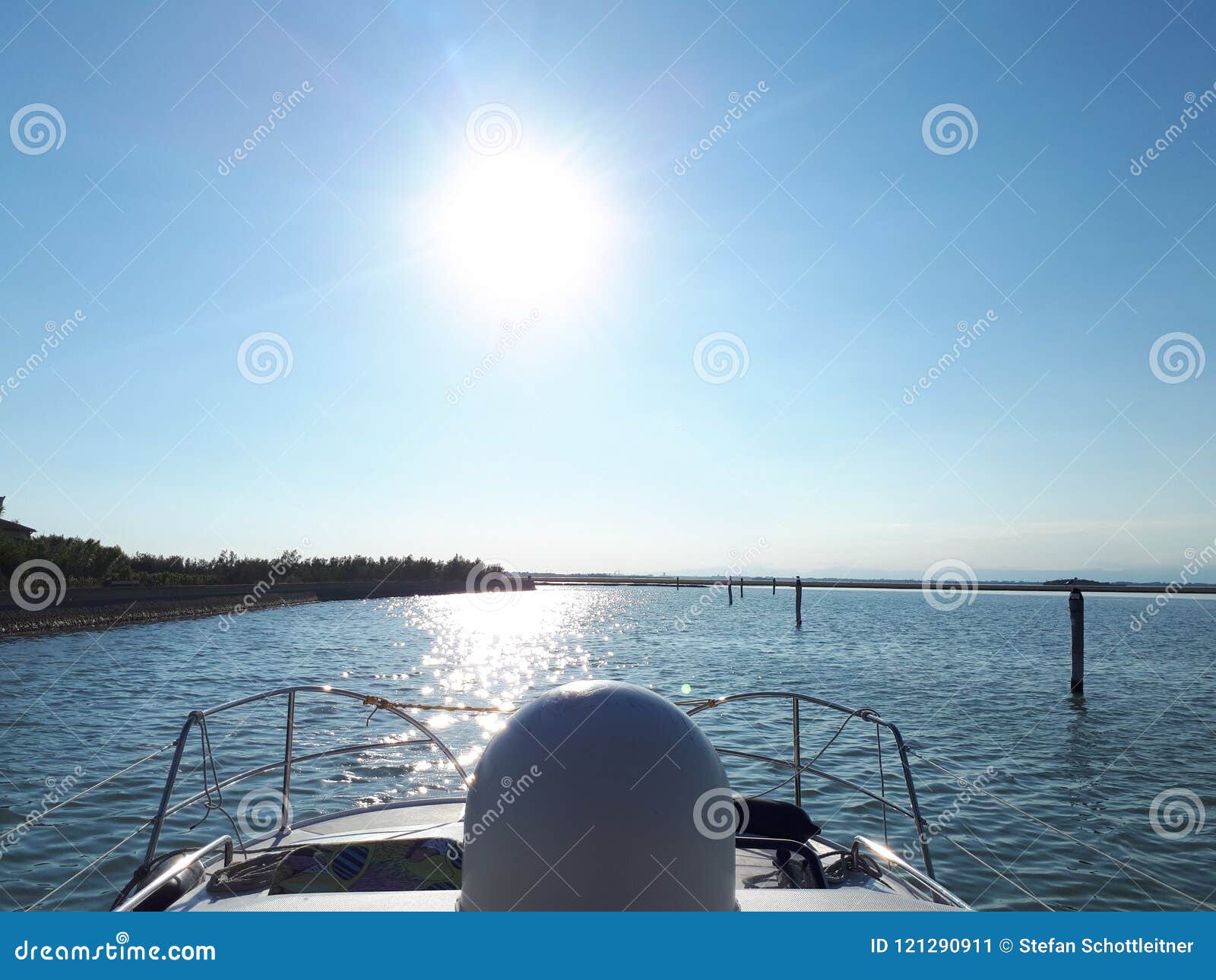 View from the Boat To the Ocean Stock Image - Image of peace, ocean ...