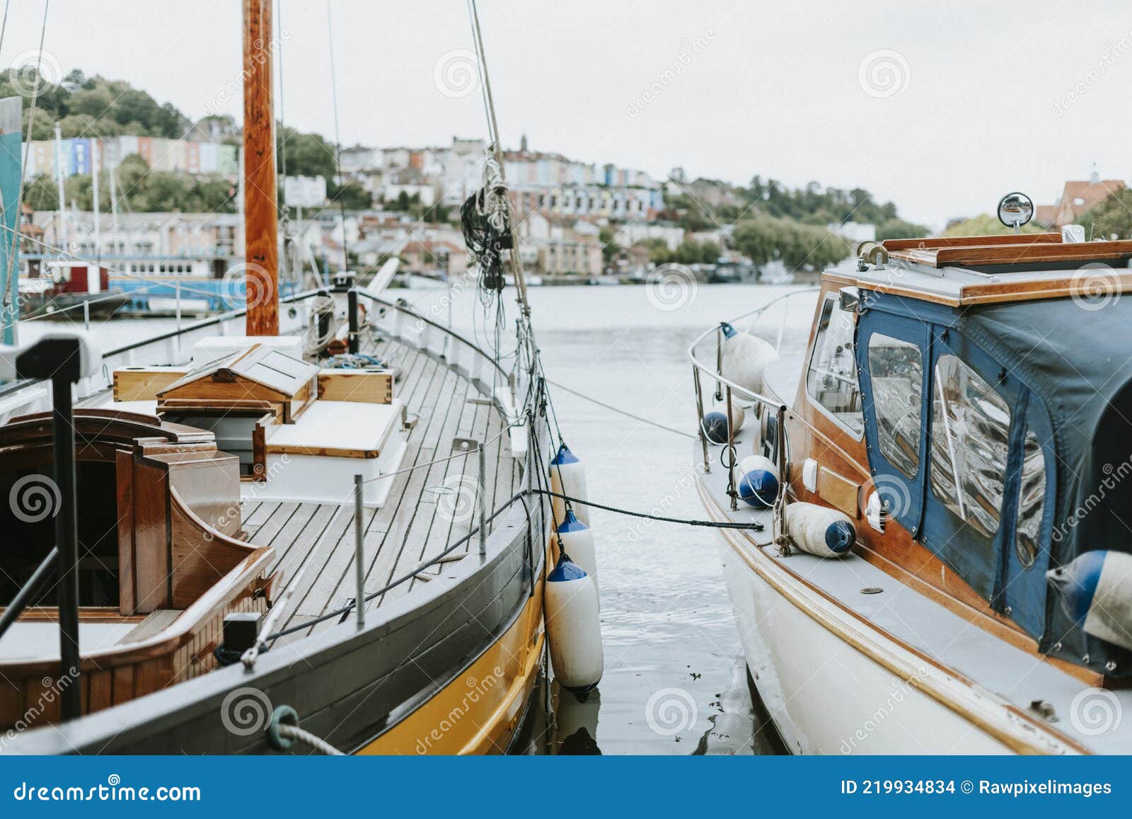 View from the Boats in the Dock Editorial Stock Image - Image of dock ...