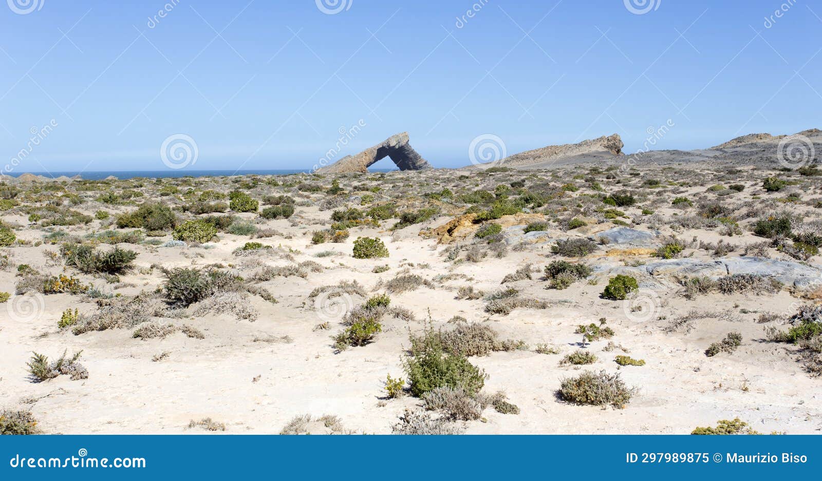 A View of Bogenfels Arch at Luderitz Stock Image - Image of view, area ...