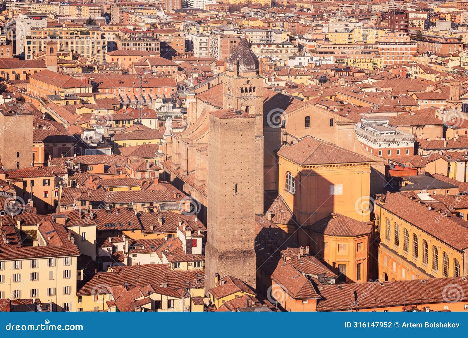 Bologna Reveals Dense Rooftops and a Medieval Tower, with City ...