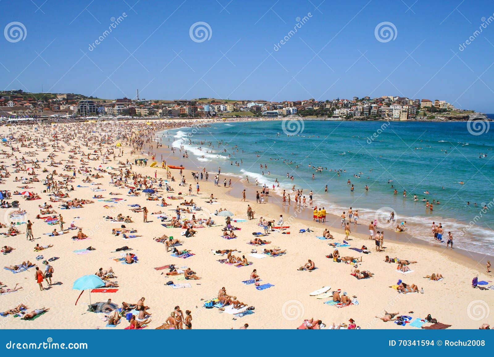 A View of the Bondi Beach in Sydney Editorial Stock Image - Image of ...