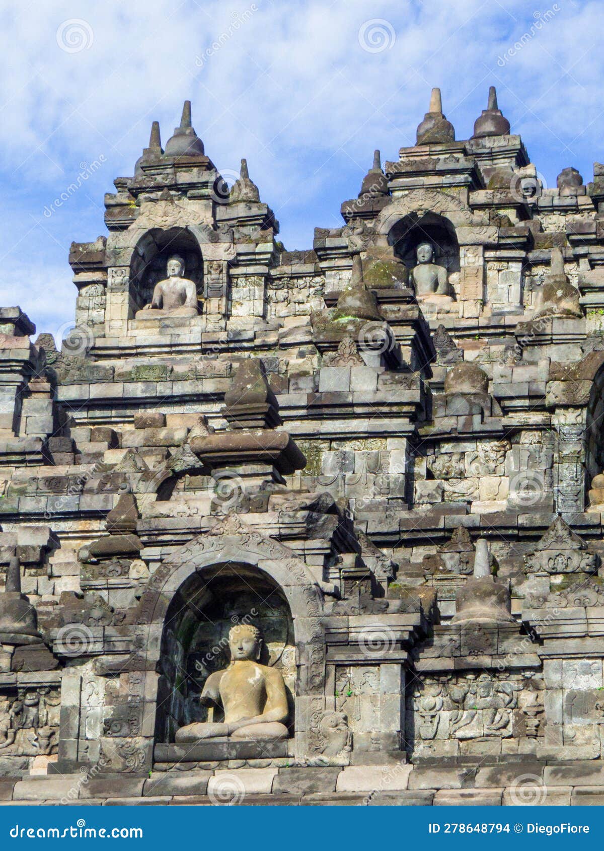 Borobudur Temple, Indonesia Stock Photo - Image of buddha, religious: 278648794