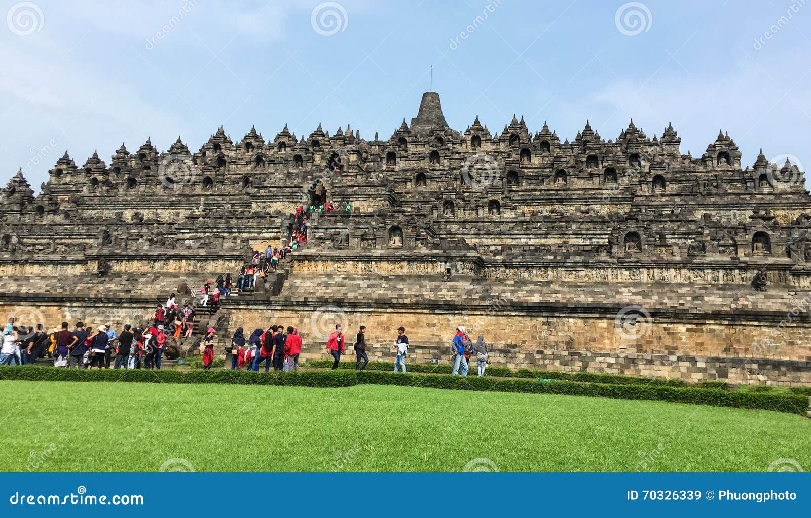 View of Borobudur Temple in Jogja, Indonesia Editorial Stock Image ...