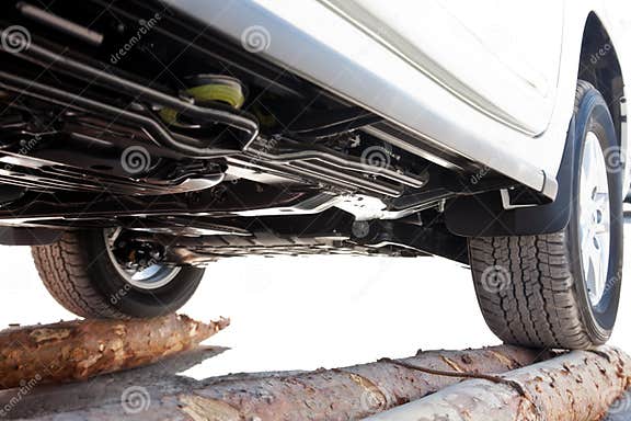 View from the Bottom of a Car Stock Image - Image of holding ...