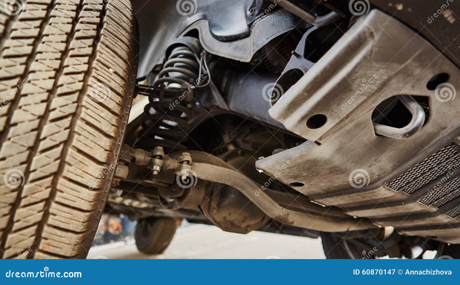 View from the Bottom of a Car Stock Image - Image of ready, body: 60870147