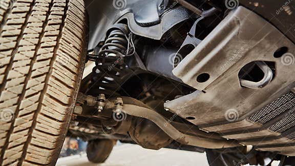 View from the Bottom of a Car Stock Image - Image of ready, body: 60870147