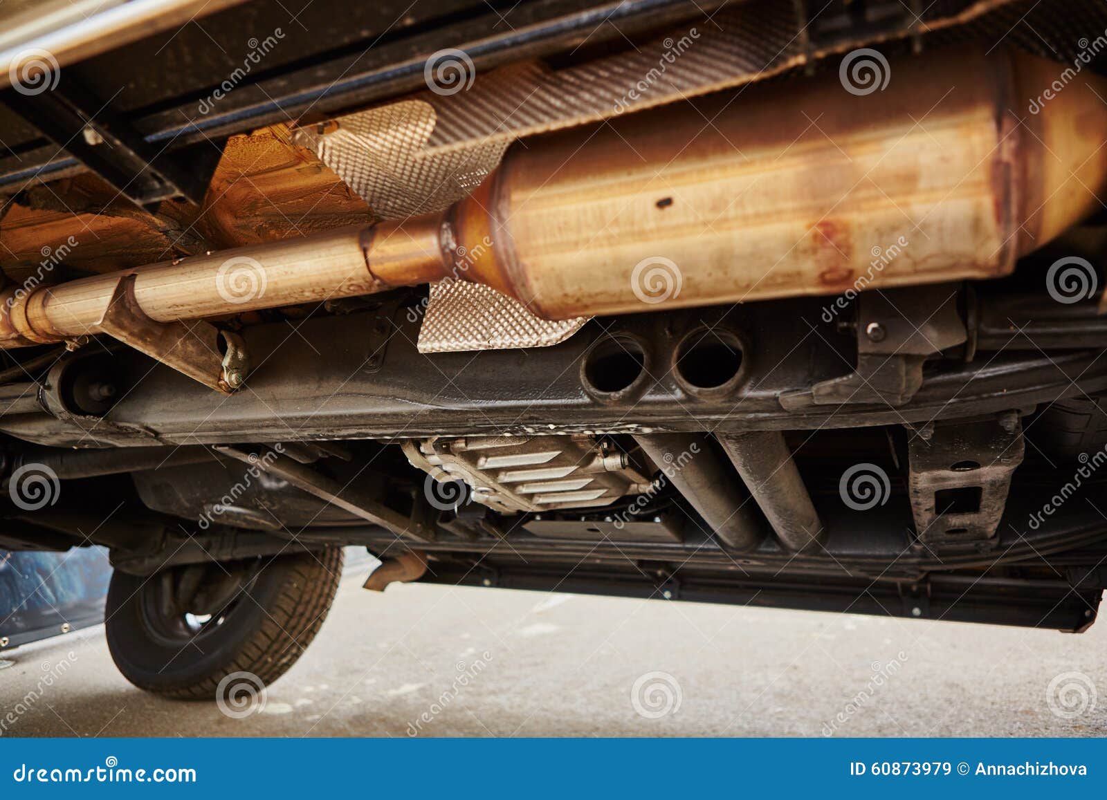 View from the Bottom of a Car Stock Image - Image of frame, angle: 60873979