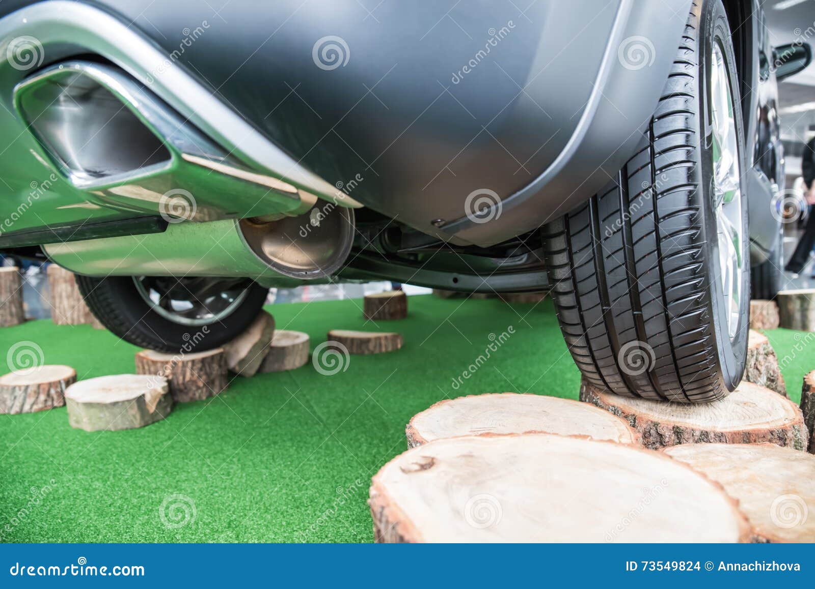 View from the Bottom of Car Stock Photo - Image of repair, maintenance ...