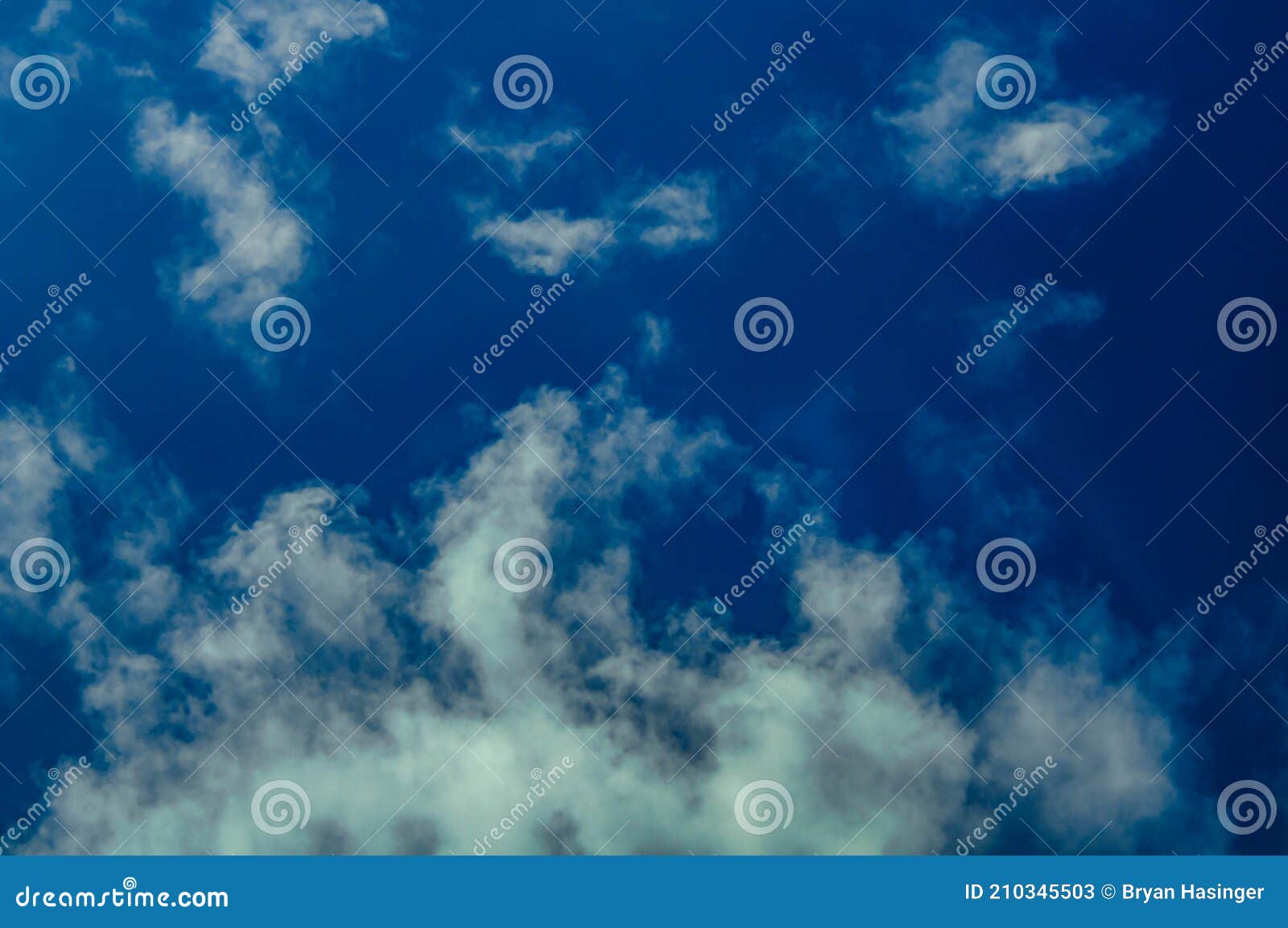 A View from the Bottom of a Cloud with Blue Sky Stock Image - Image of ...