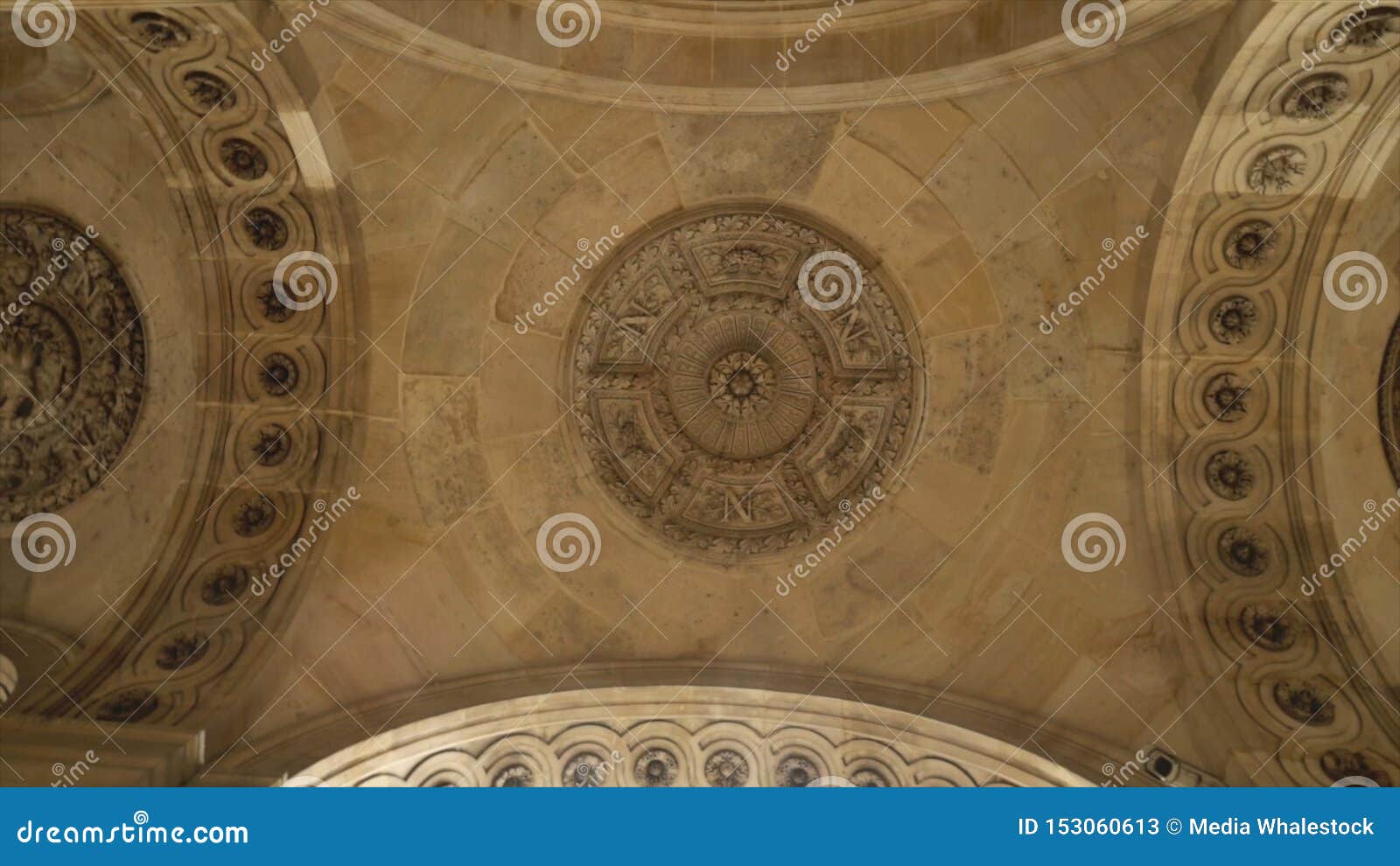 View from the Bottom of the Old Stone Ceiling with Elements of ...
