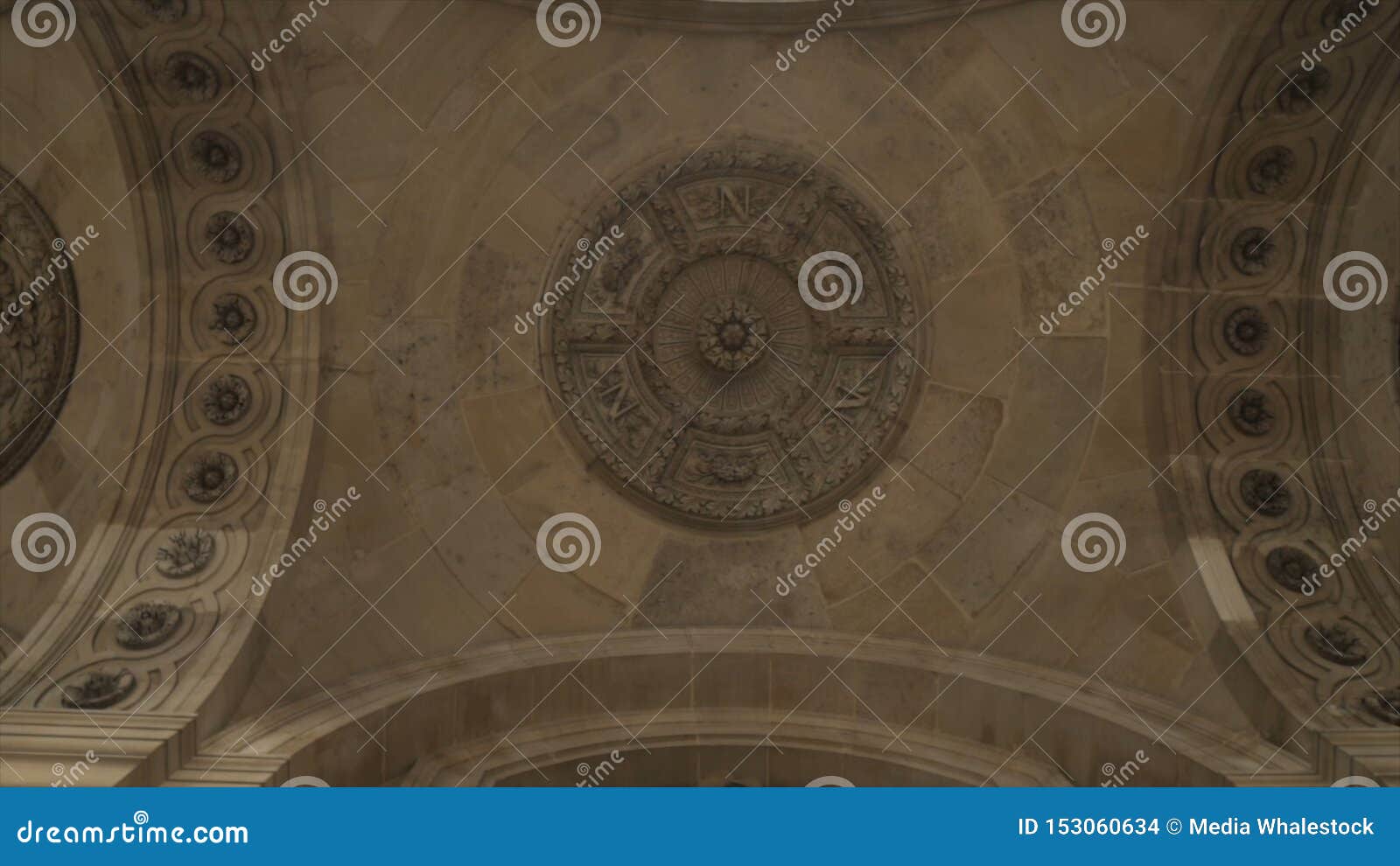 View from the Bottom of the Old Stone Ceiling with Elements of ...