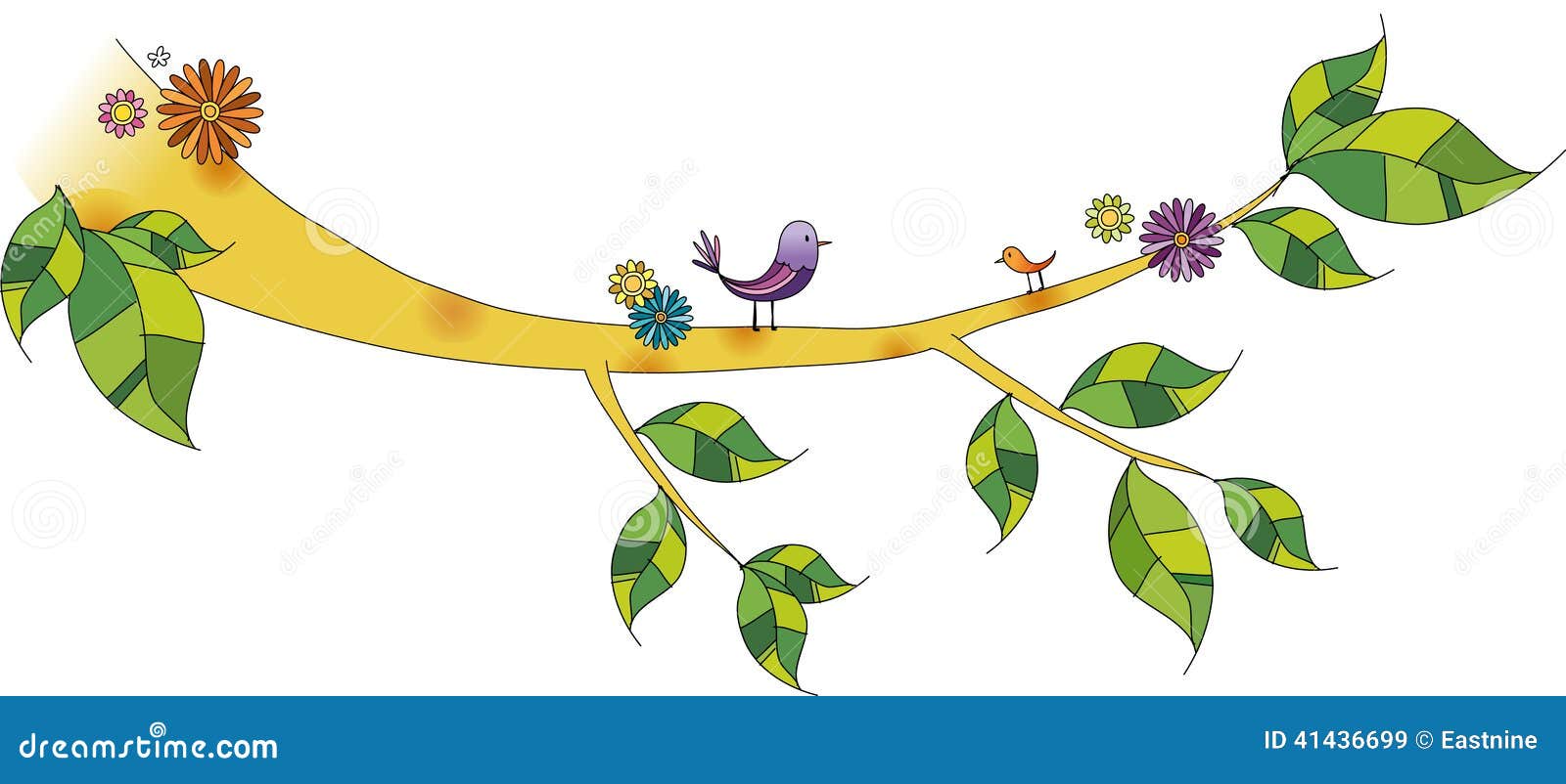 The view of bough stock illustration. Illustration of color - 41436699