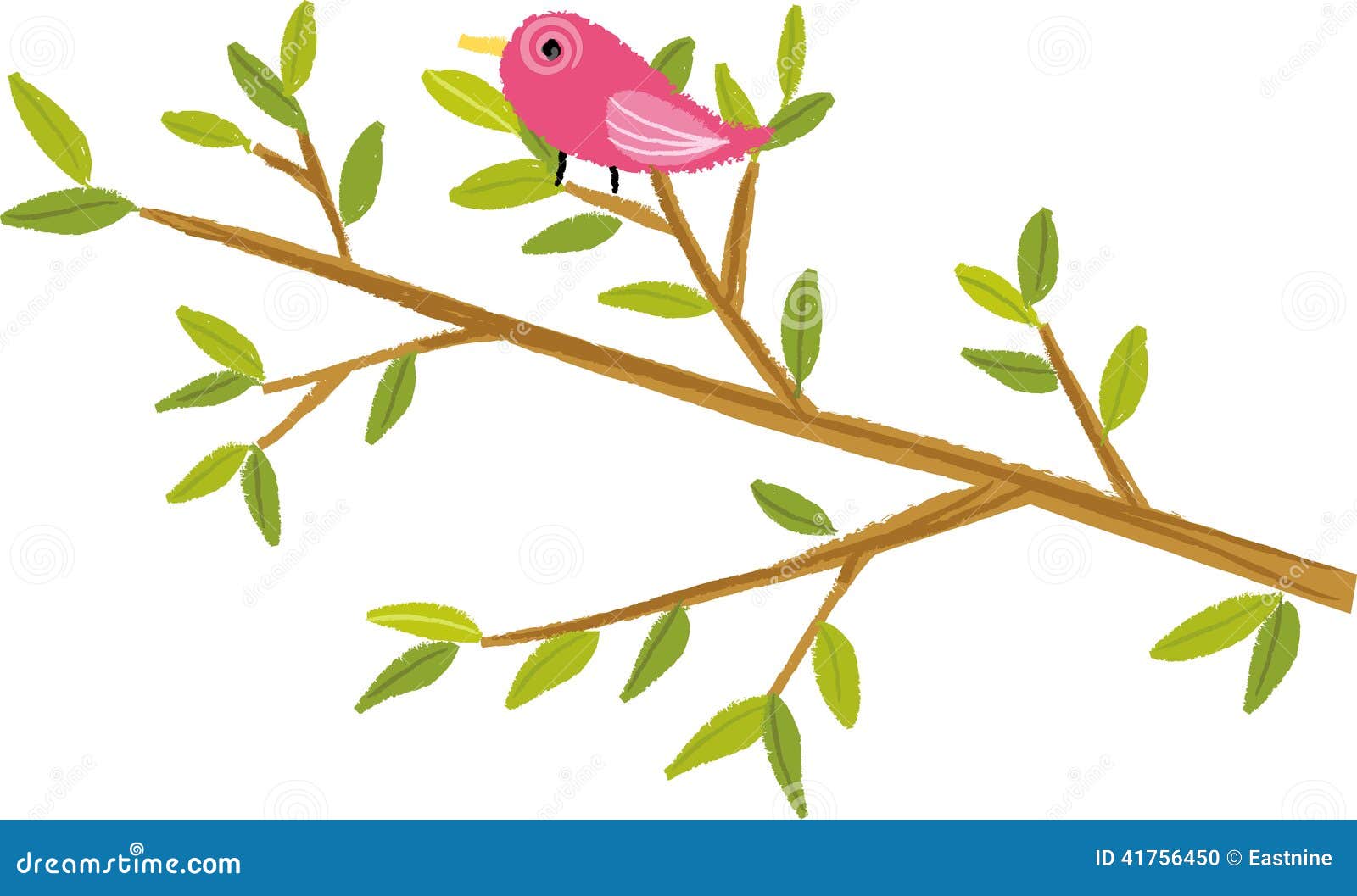 The view of bough stock illustration. Illustration of wing - 41756450