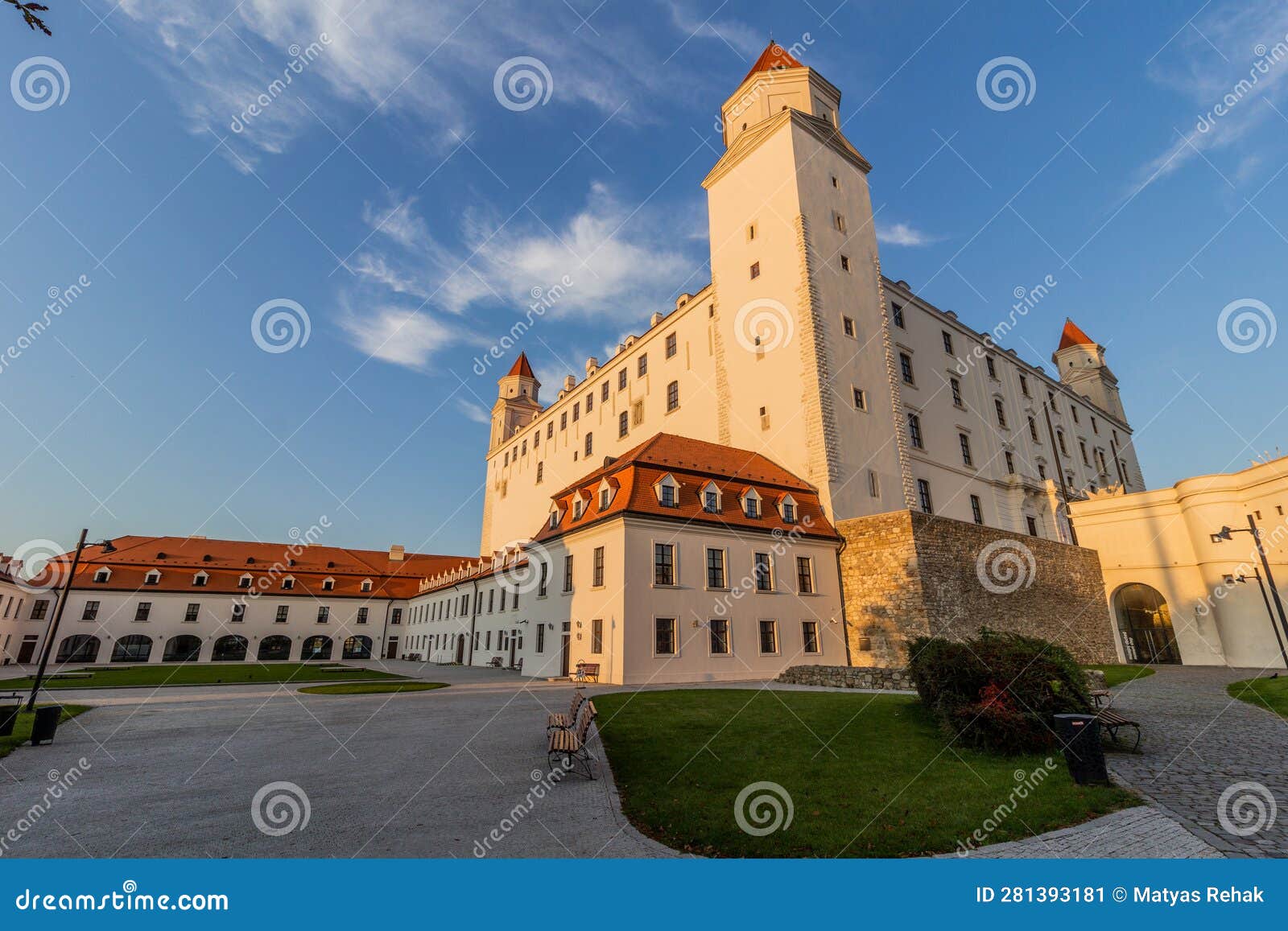 View of Bratislava Castle, Slovak Stock Image - Image of landmark ...