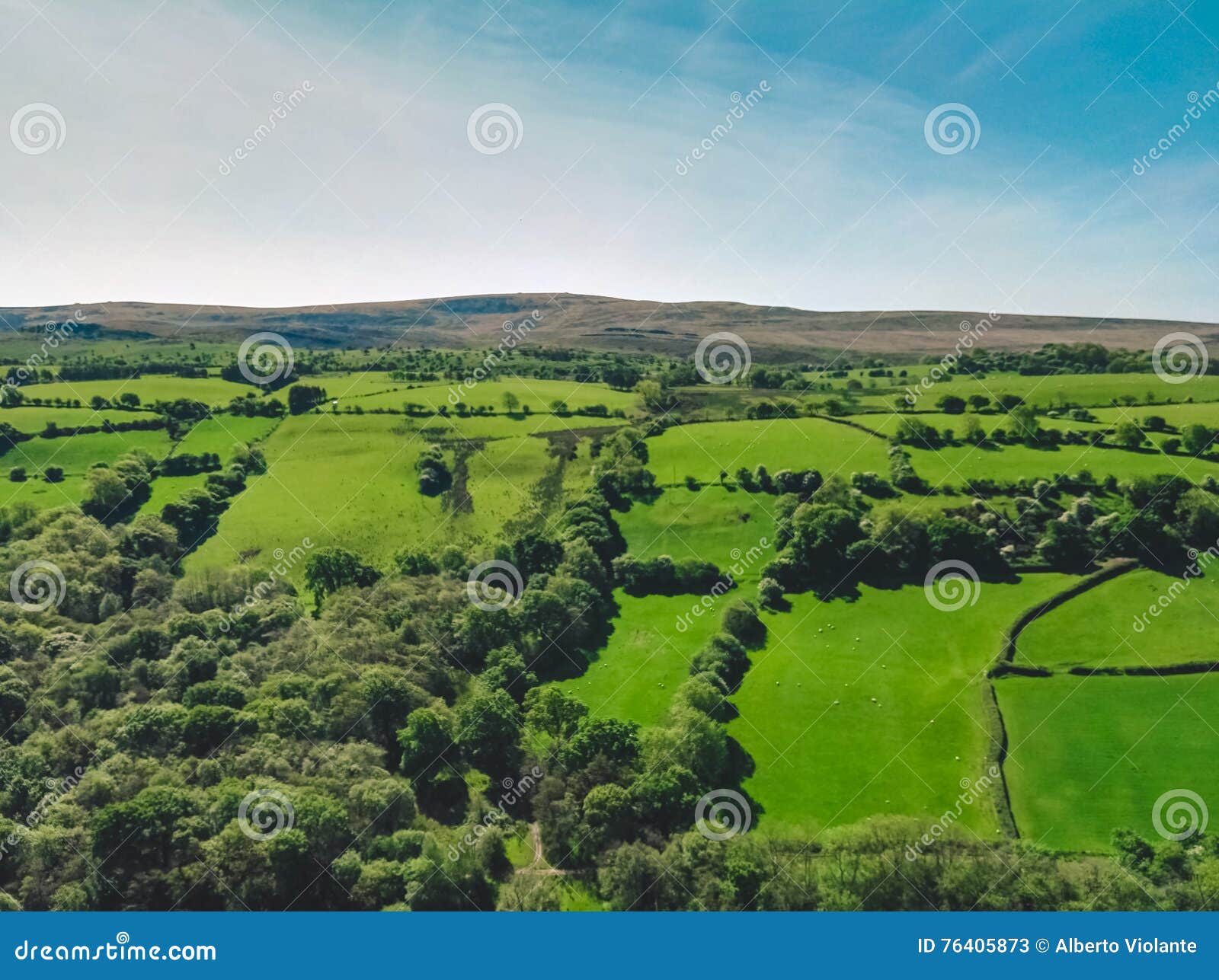 View of Brecon Beacons National Park from a Window of the Castle Stock ...