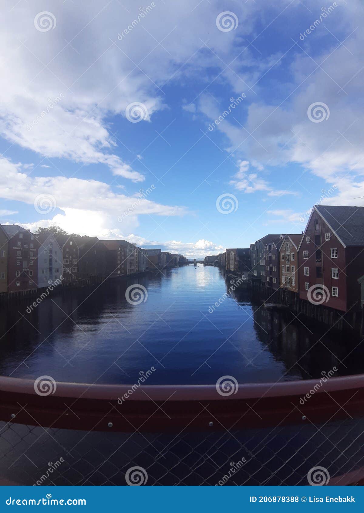 View from a bridge stock photo. Image of vacation, reflection - 206878388