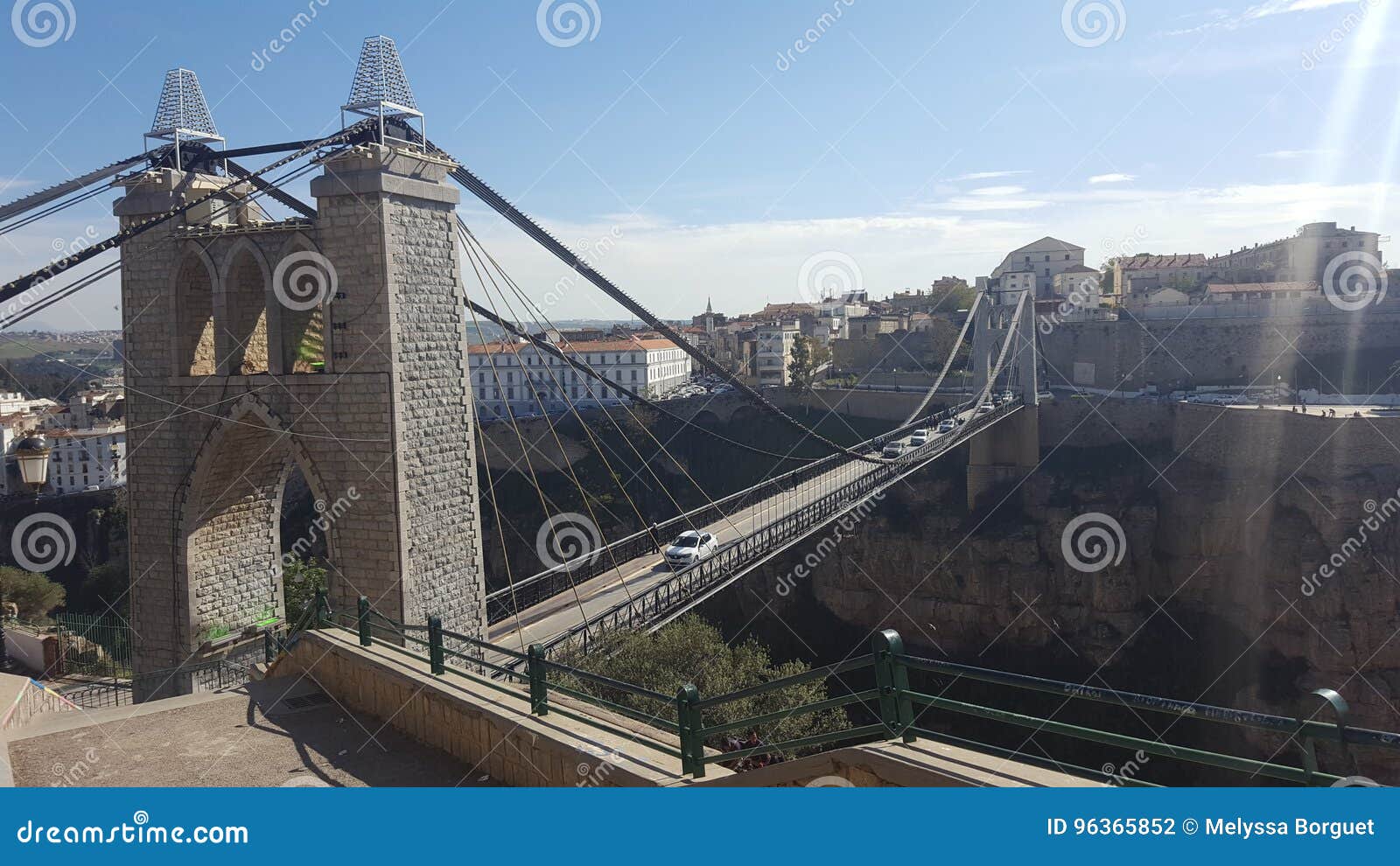 View of the Bridges of Constantine Stock Photo - Image of africa ...