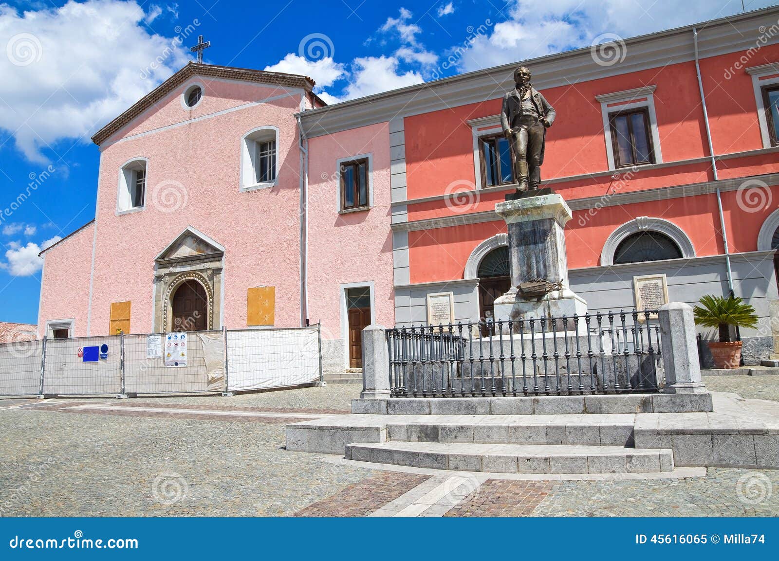 View of Brienza. Basilicata. Italy Stock Image - Image of architectonic ...