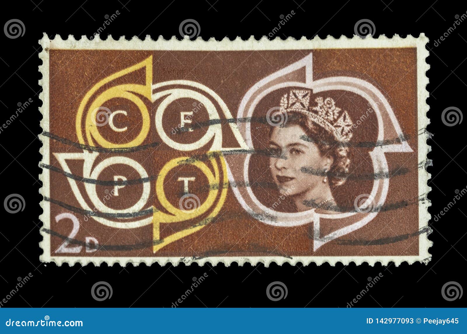 Colourful British Postage Stamps Editorial Stock Photo - Image of ...