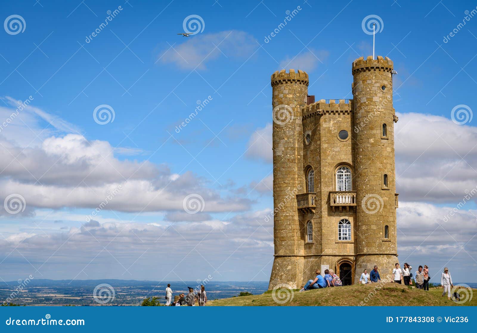 Broadway Tower Cotswolds England Stock Photo - Image of english ...