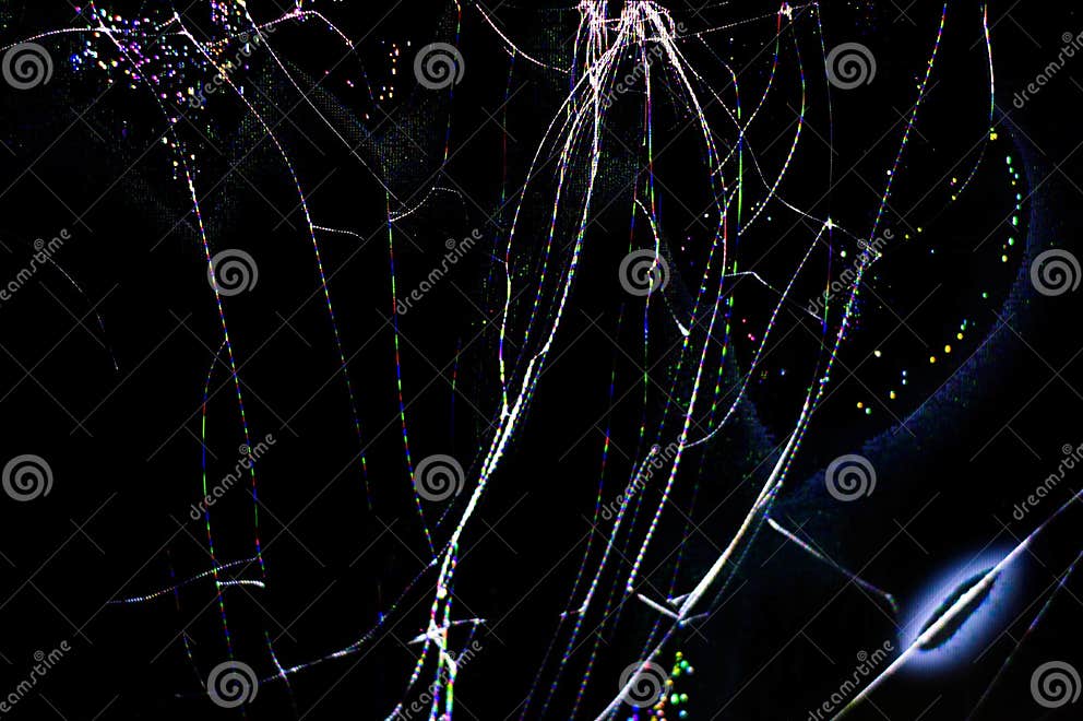 View of a Broken and Non-working Screen of an Electronic Device Stock ...