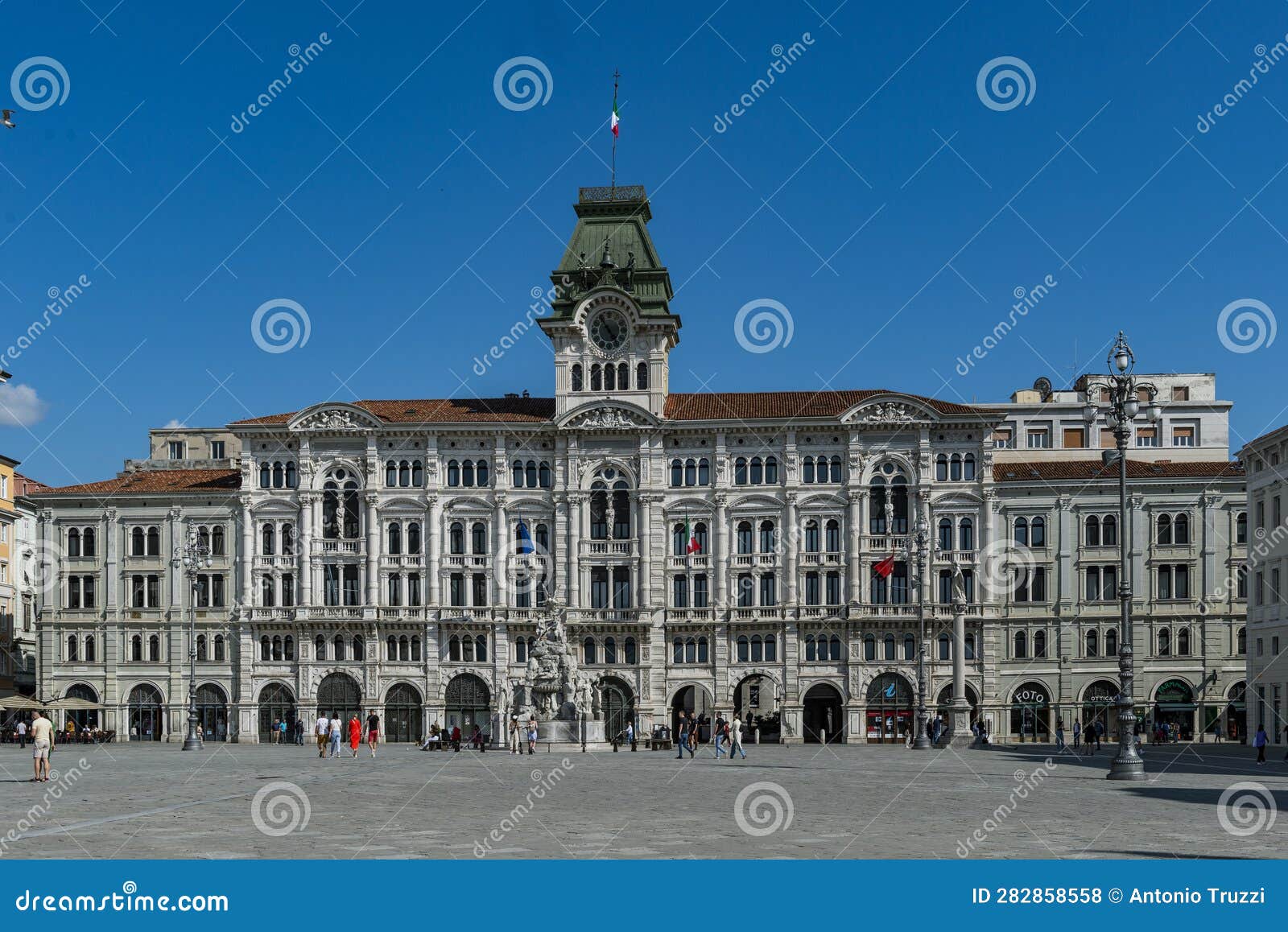 View of the Building of the Municipality of Trieste Editorial Stock ...