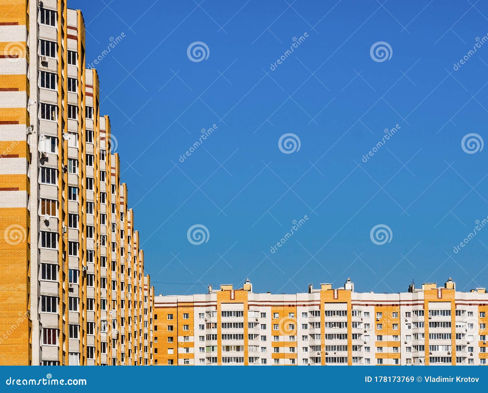 View of the Building in Perspective Stock Image - Image of angle ...
