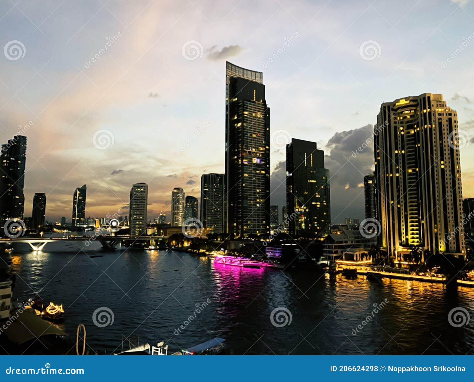 View of the Building on the River Editorial Stock Photo - Image of ...