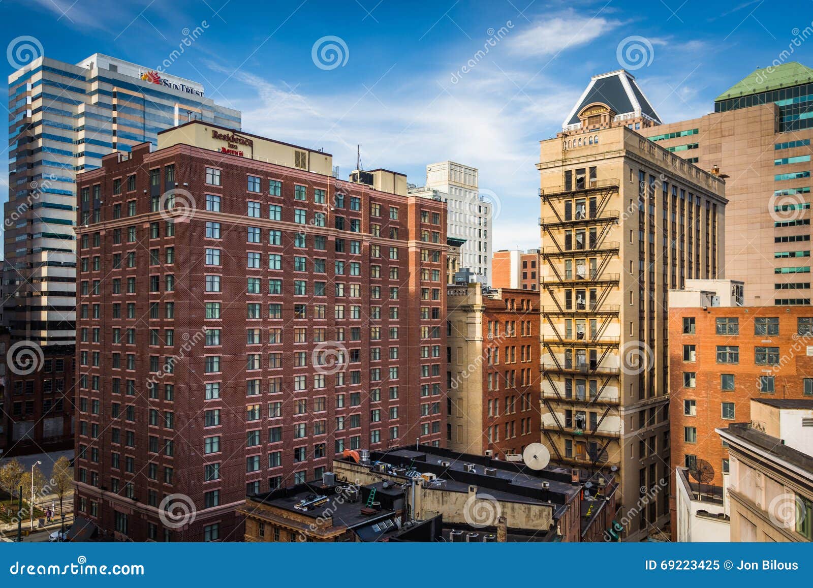 View of Buildings in Downtown Baltimore, Maryland. Editorial Image ...