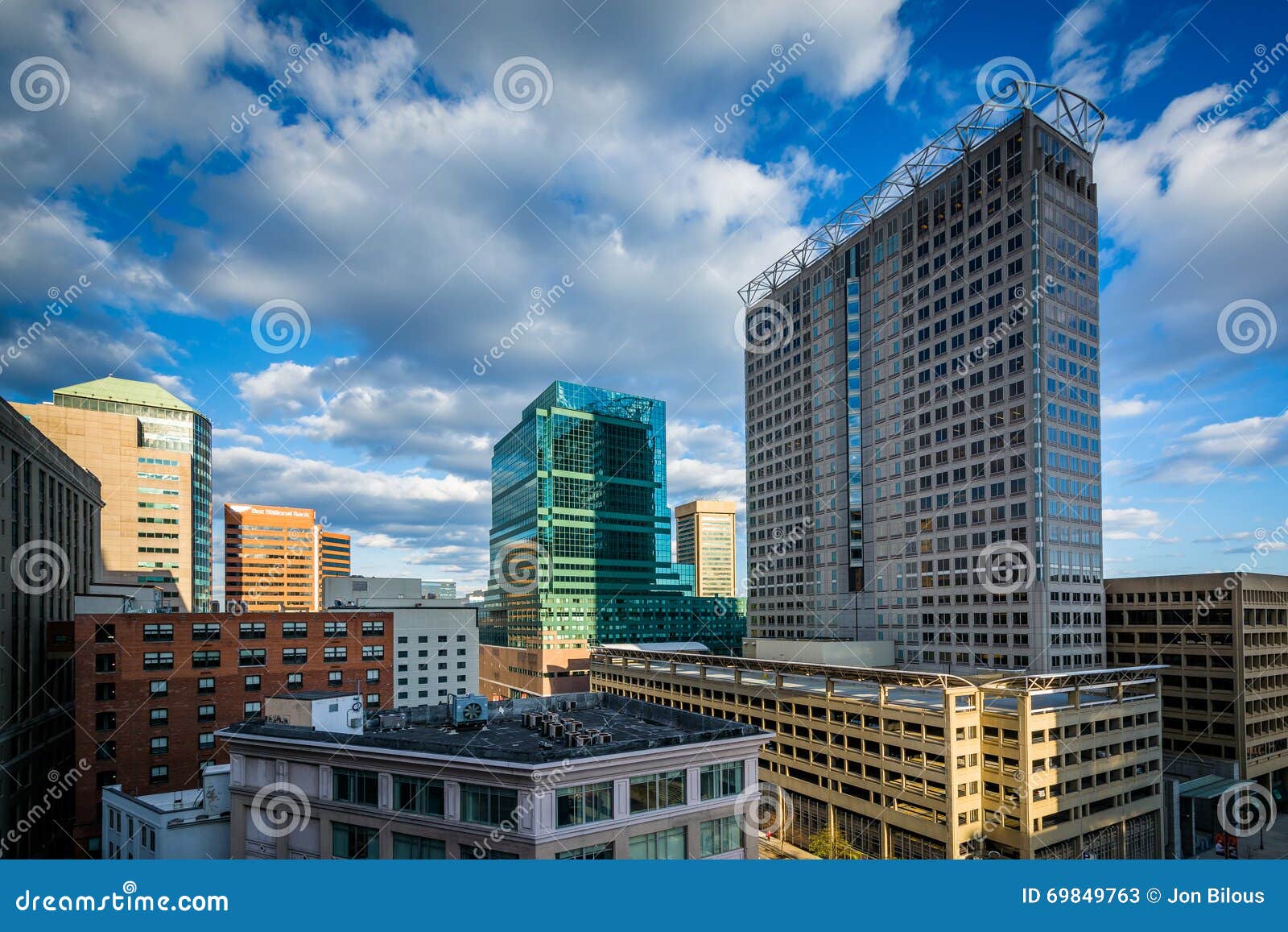 View of Buildings in Downtown Baltimore, Maryland. Editorial Stock ...