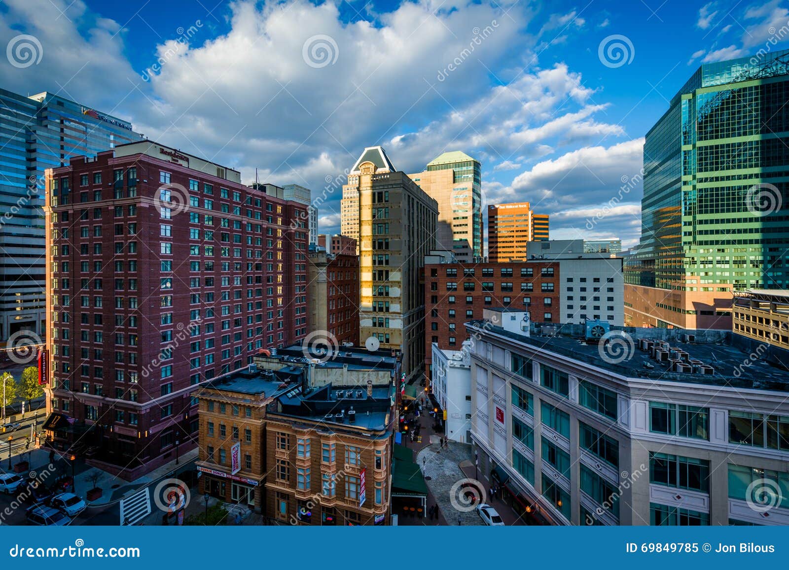 View of Buildings in Downtown Baltimore, Maryland. Editorial Image ...