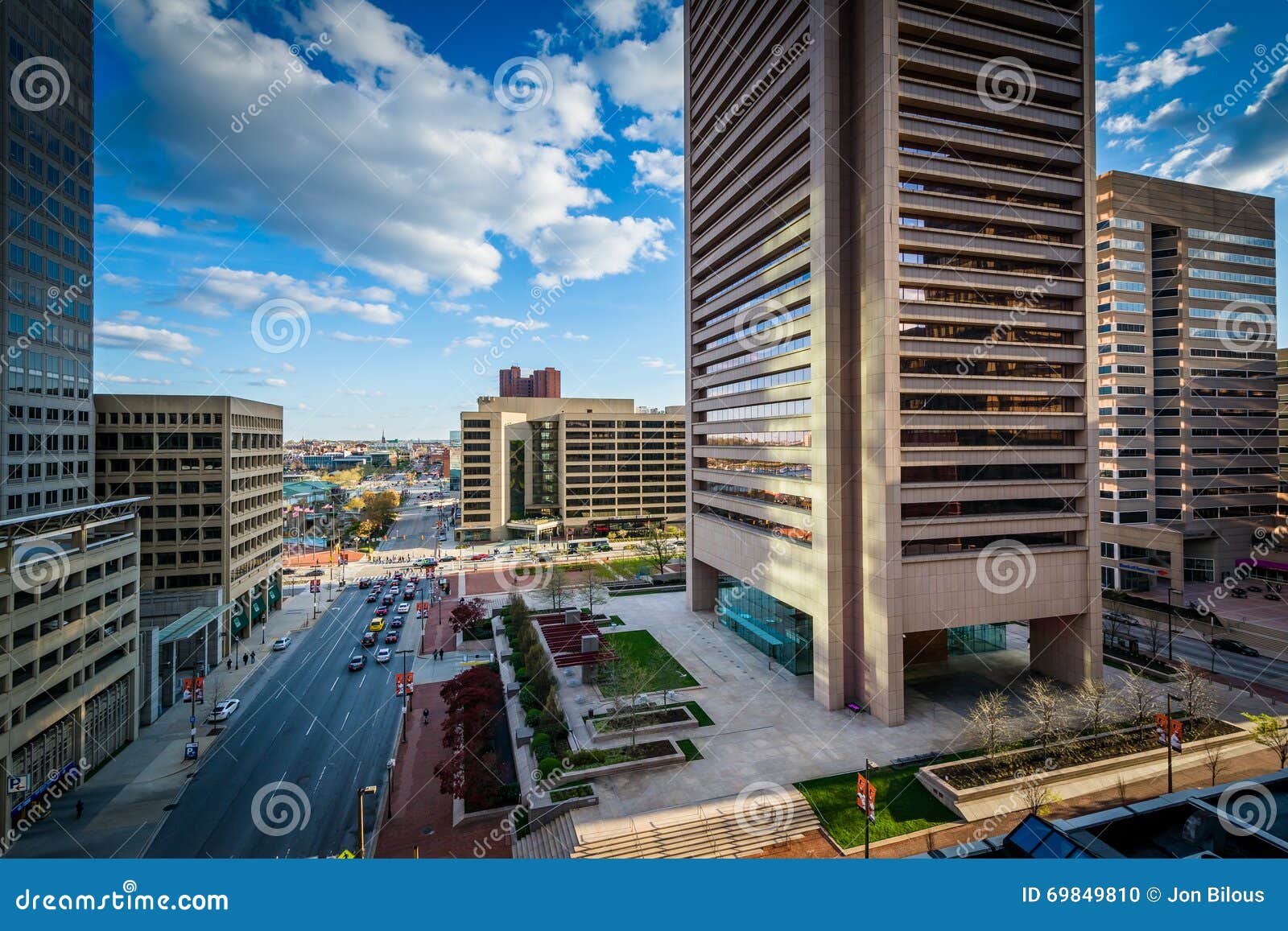View of Buildings in Downtown Baltimore, Maryland. Editorial Image ...