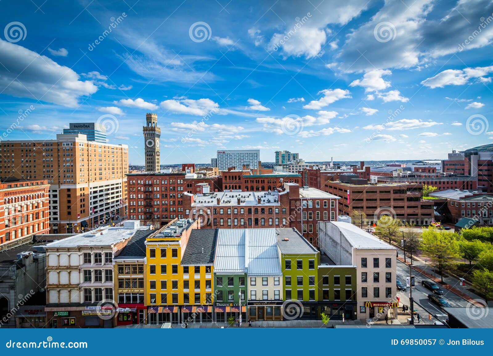 View of Buildings in Downtown Baltimore, Maryland. Editorial ...