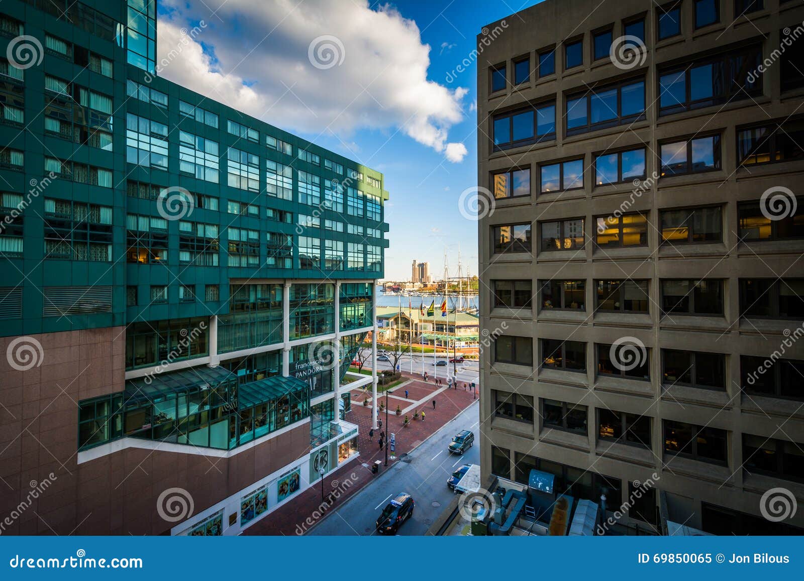 View of Buildings in Downtown Baltimore, Maryland. Editorial Image ...
