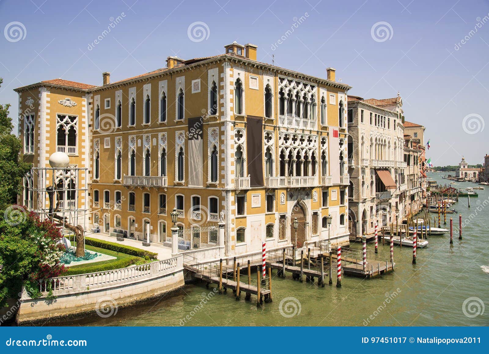 View of the Buildings of Venice from the Grand Canal Stock Image ...
