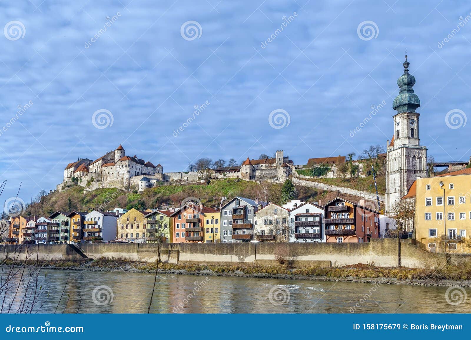View of Burghausen, Germany Stock Image - Image of landmark, germany ...