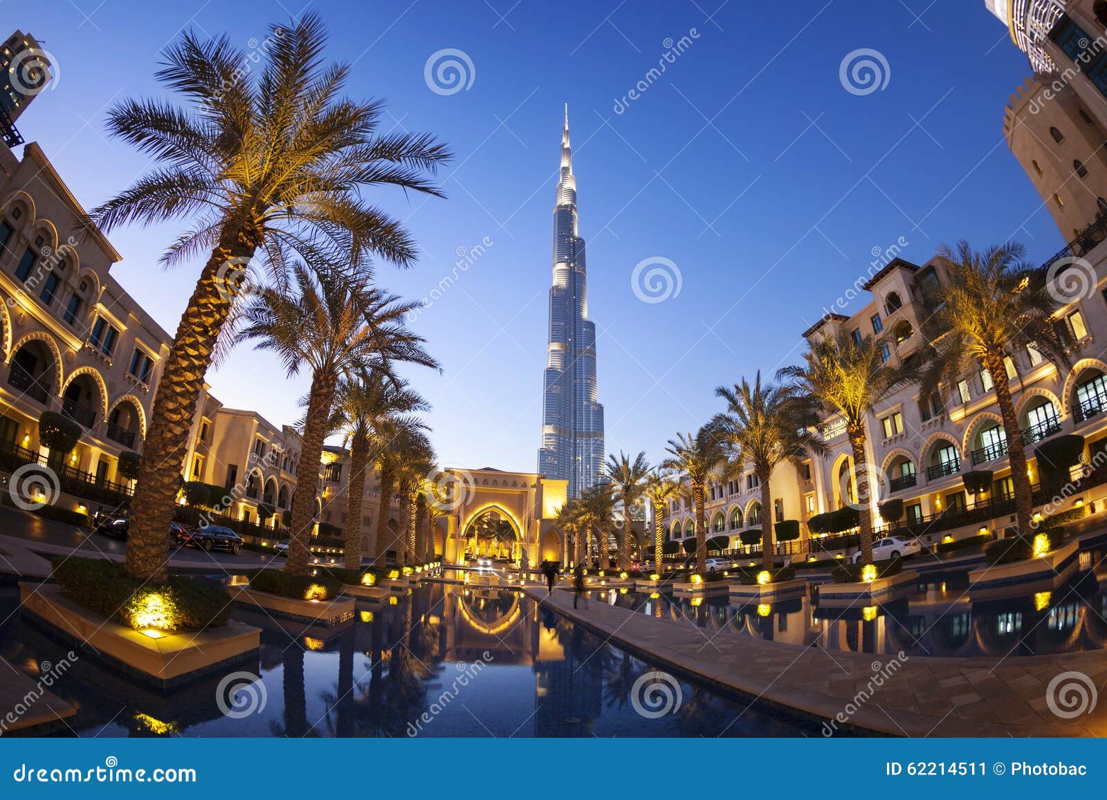 View of Burj Khalifa the Tallest Building in World Stock Image - Image ...