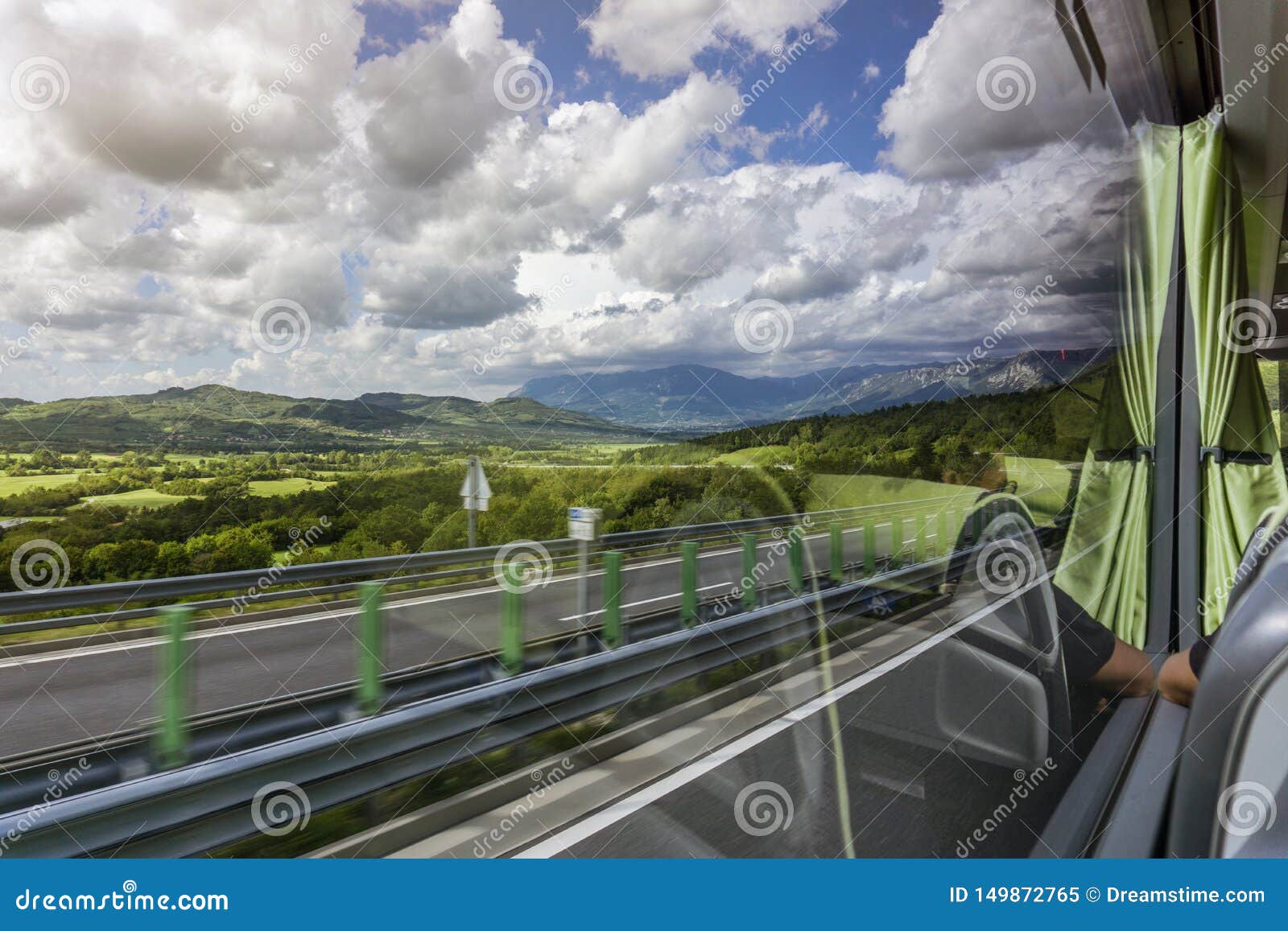 View from the bus window stock image. Image of europe - 149872765