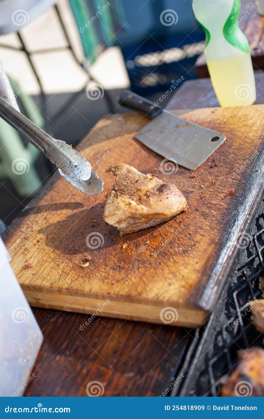 Carnitas on a Butcher Block, Cutting Board, Pork Stock Image - Image of ...