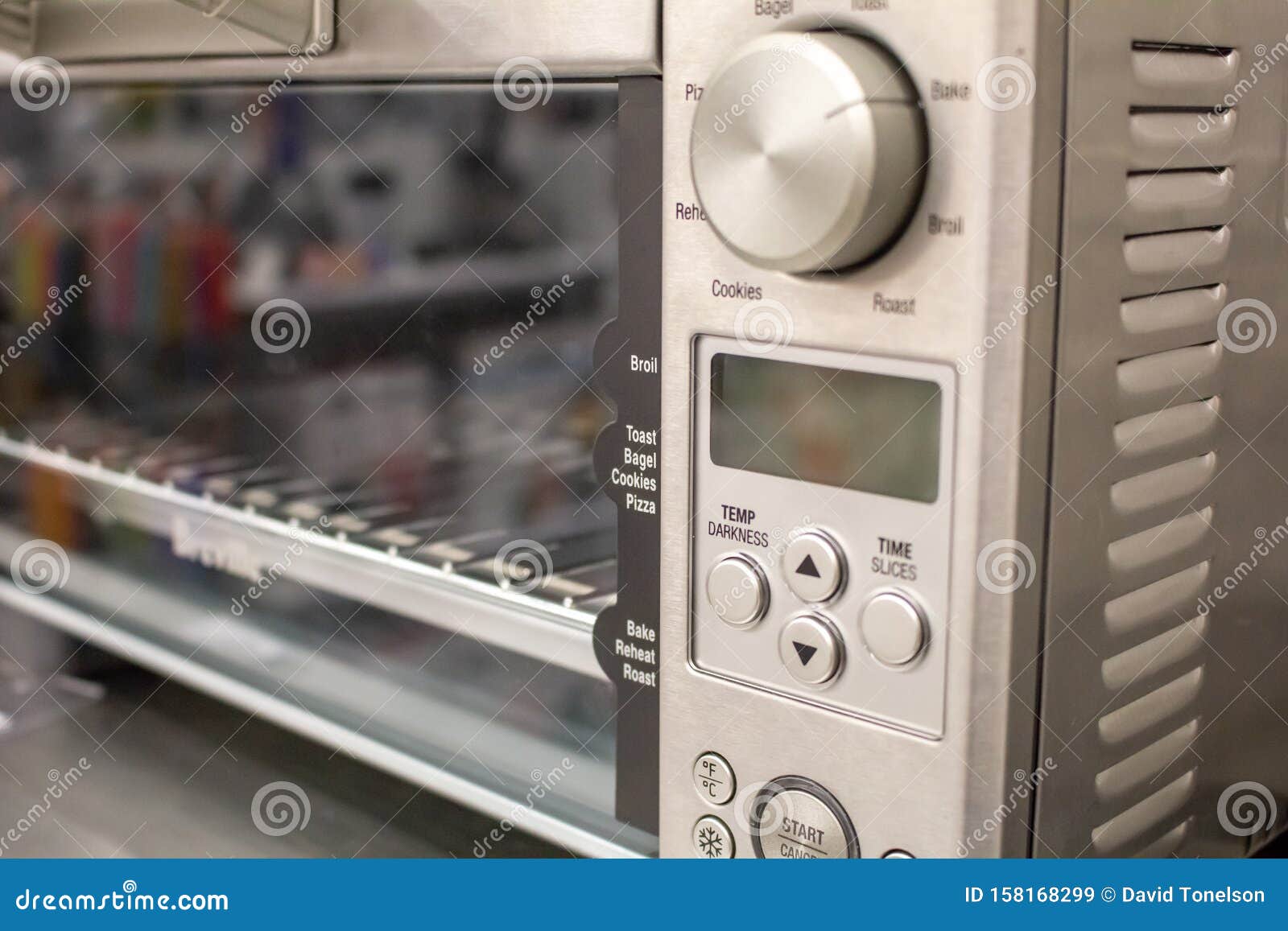 Buttons on an oven editorial stock image. Image of buttons - 158168299
