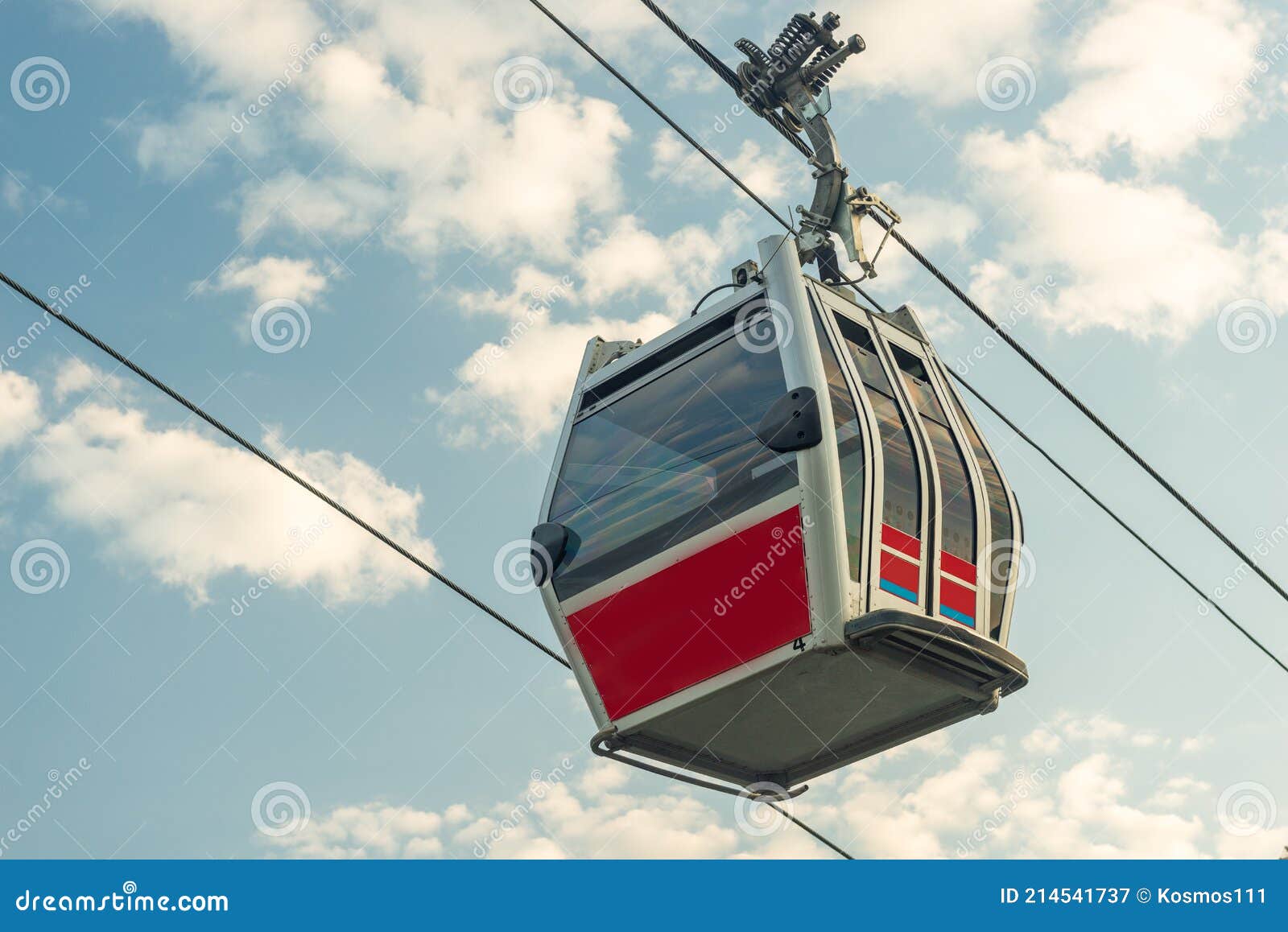 View of Cable Car Above Tbilisi Stock Image - Image of tourism, city ...