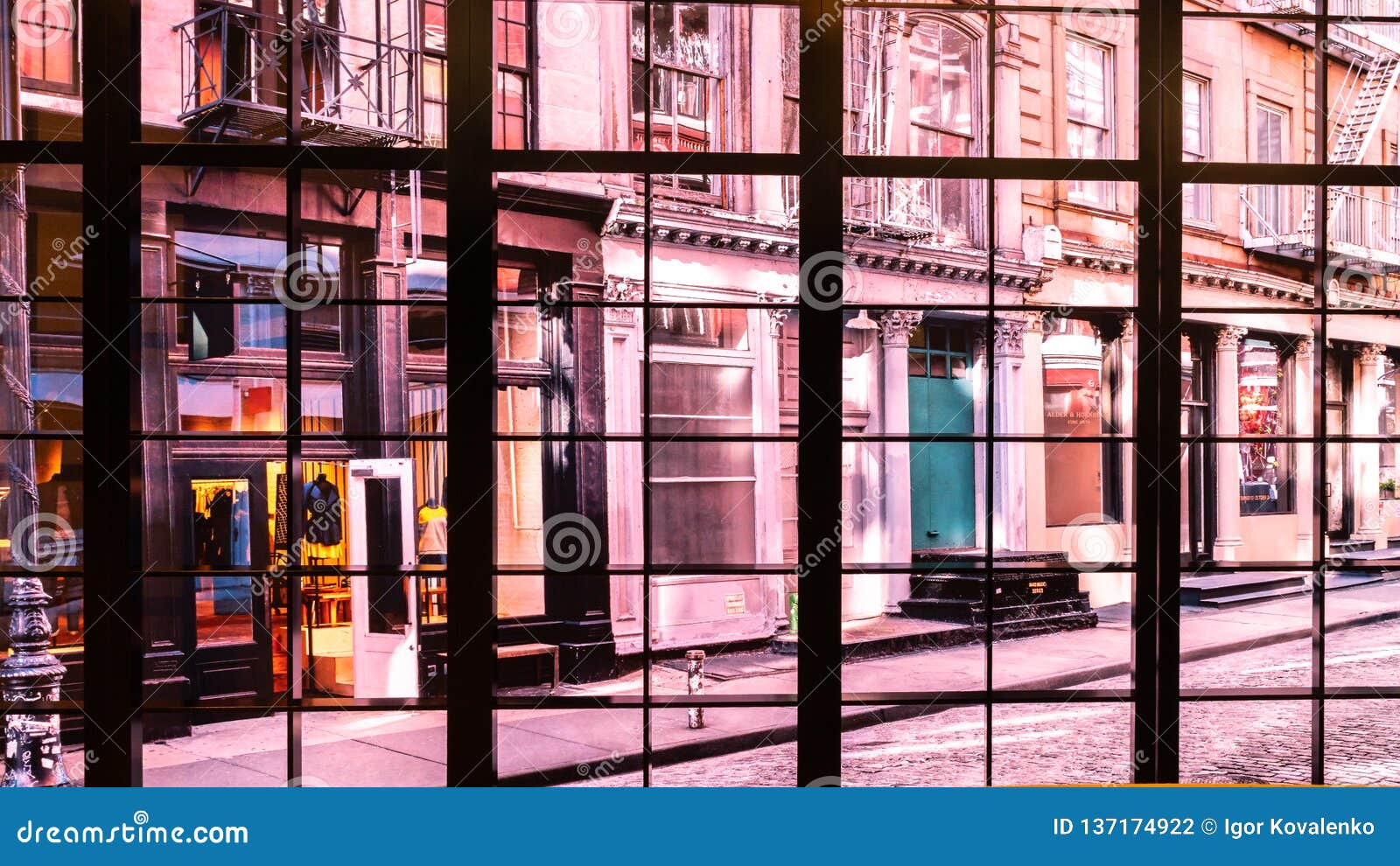 View from the Cafe Window, Beautiful Interior Stock Photo - Image of ...