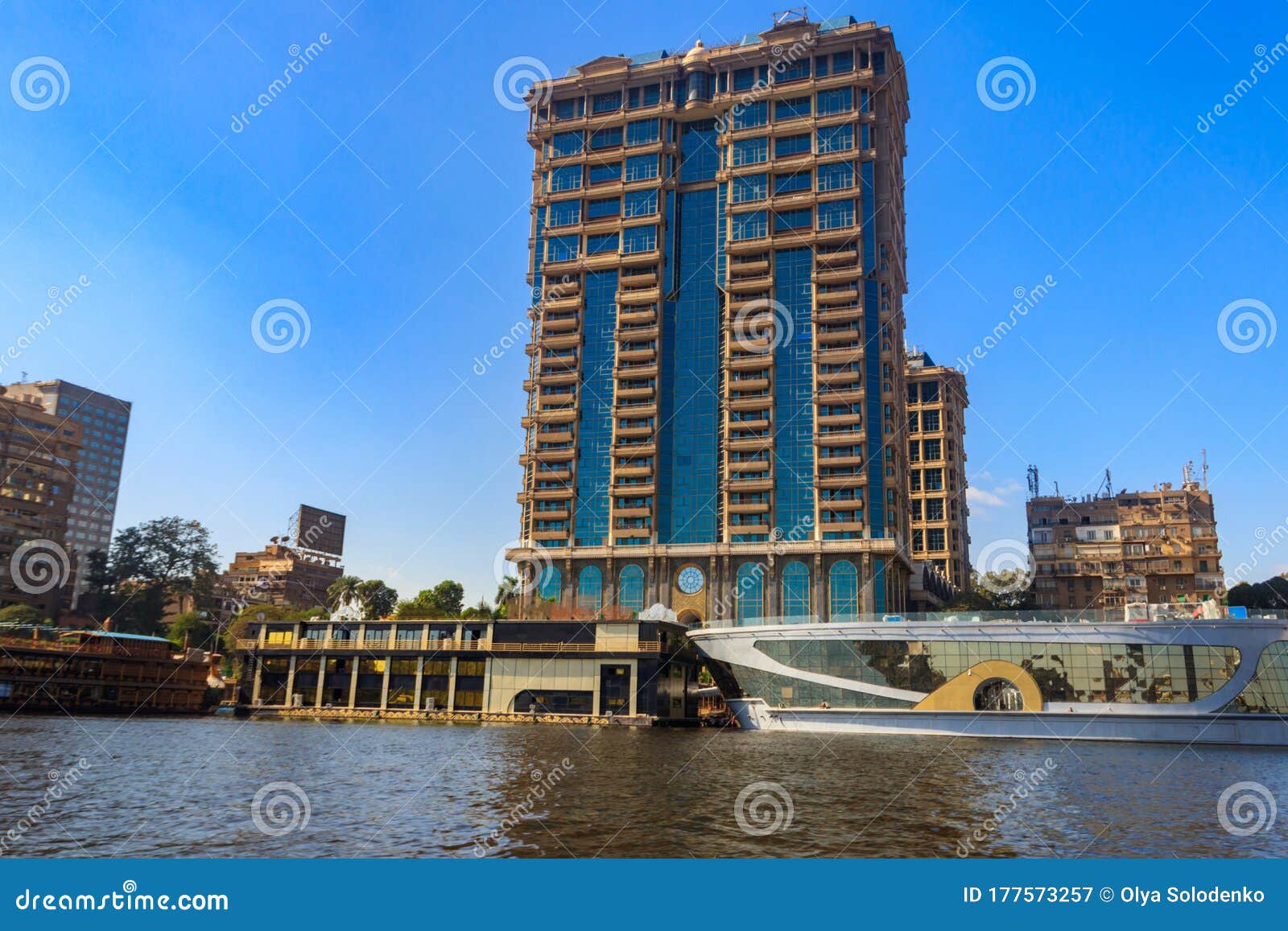 View of Cairo City and Nile River in Egypt Editorial Photography ...