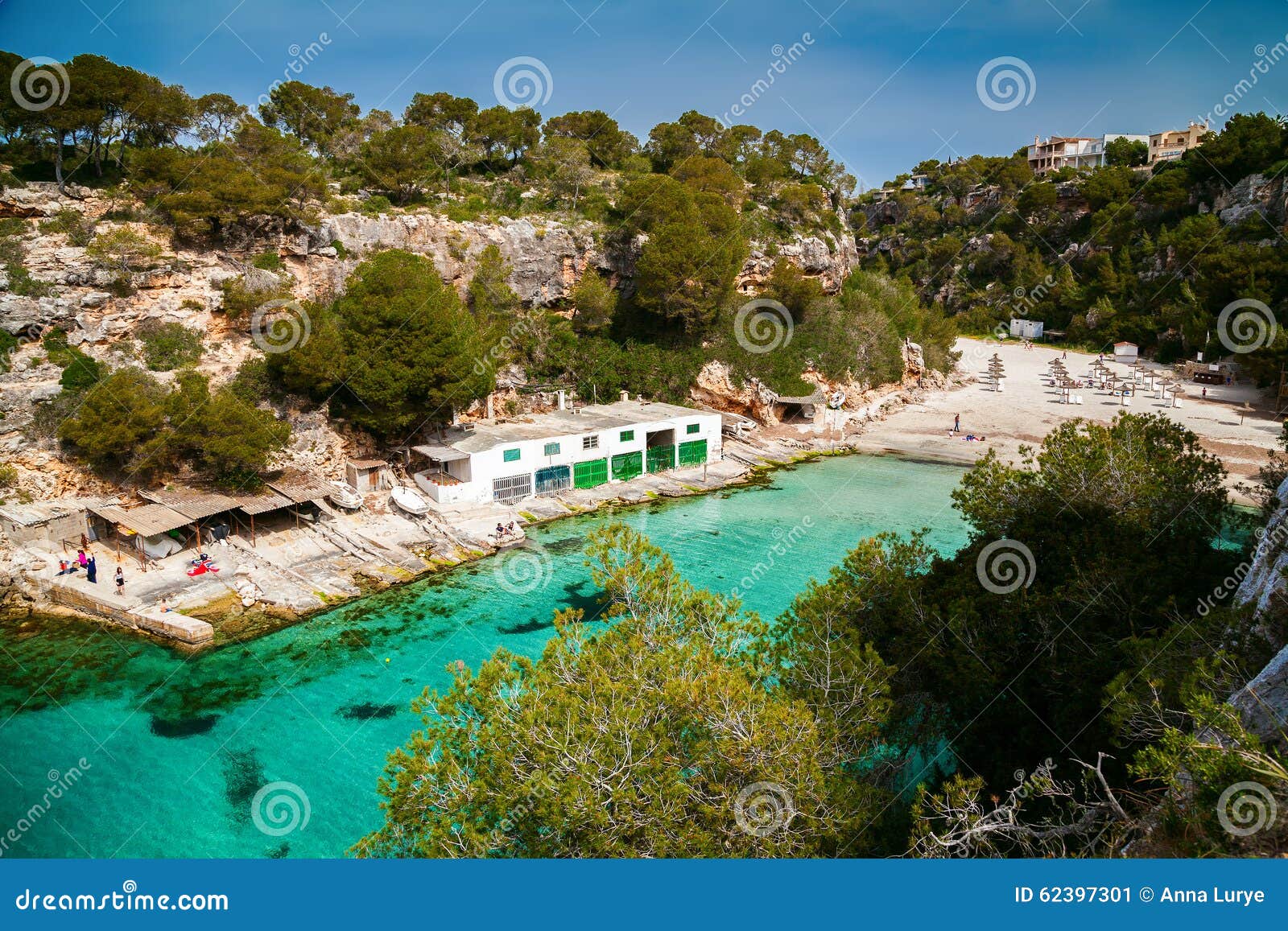 View of the Cala Pi beach stock image. Image of water - 62397301