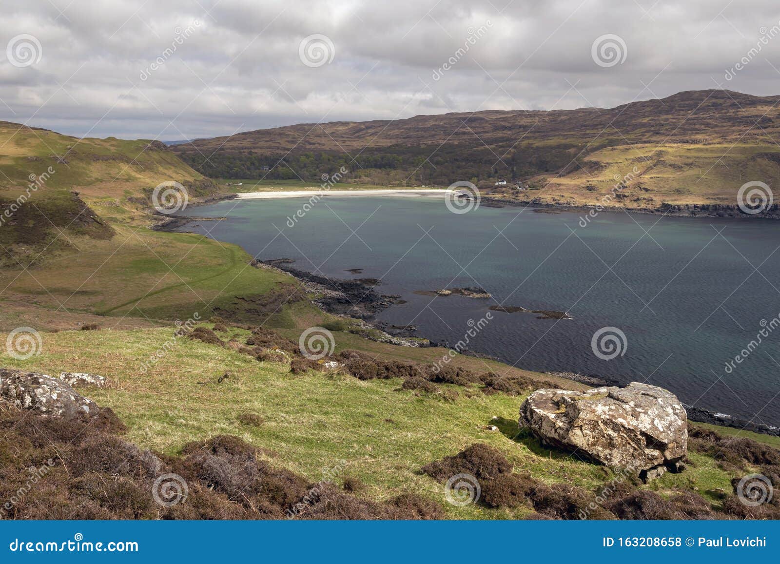 View of Calgary Beach on the Isle of Mull Stock Photo - Image of beach ...