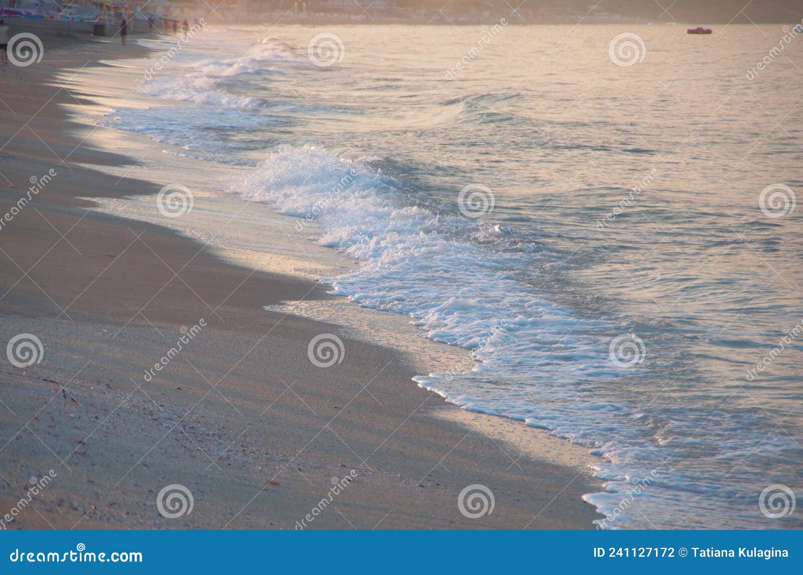 View of the Calm Sea and Waves. Stock Photo - Image of paradise, plant ...